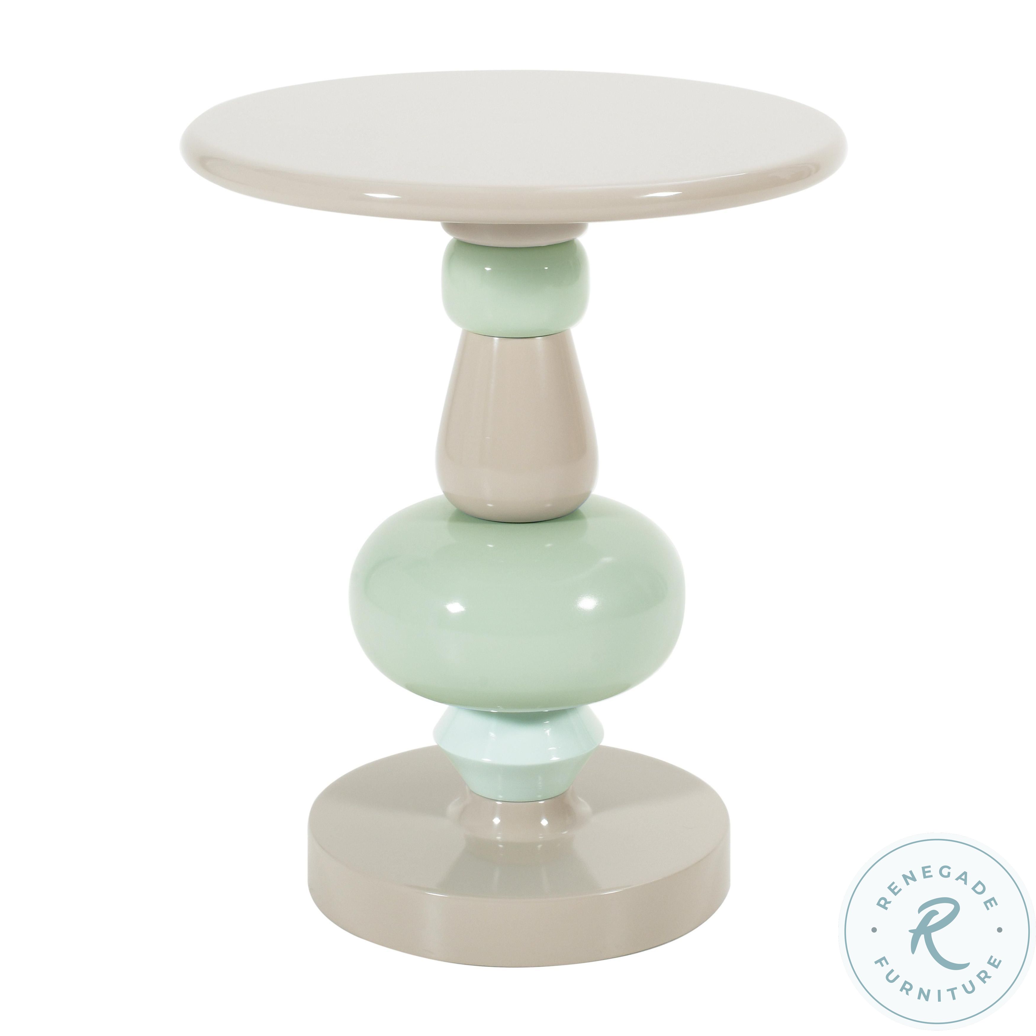 Totem Ocean Tones Side Table From TOV | Home Gallery Stores