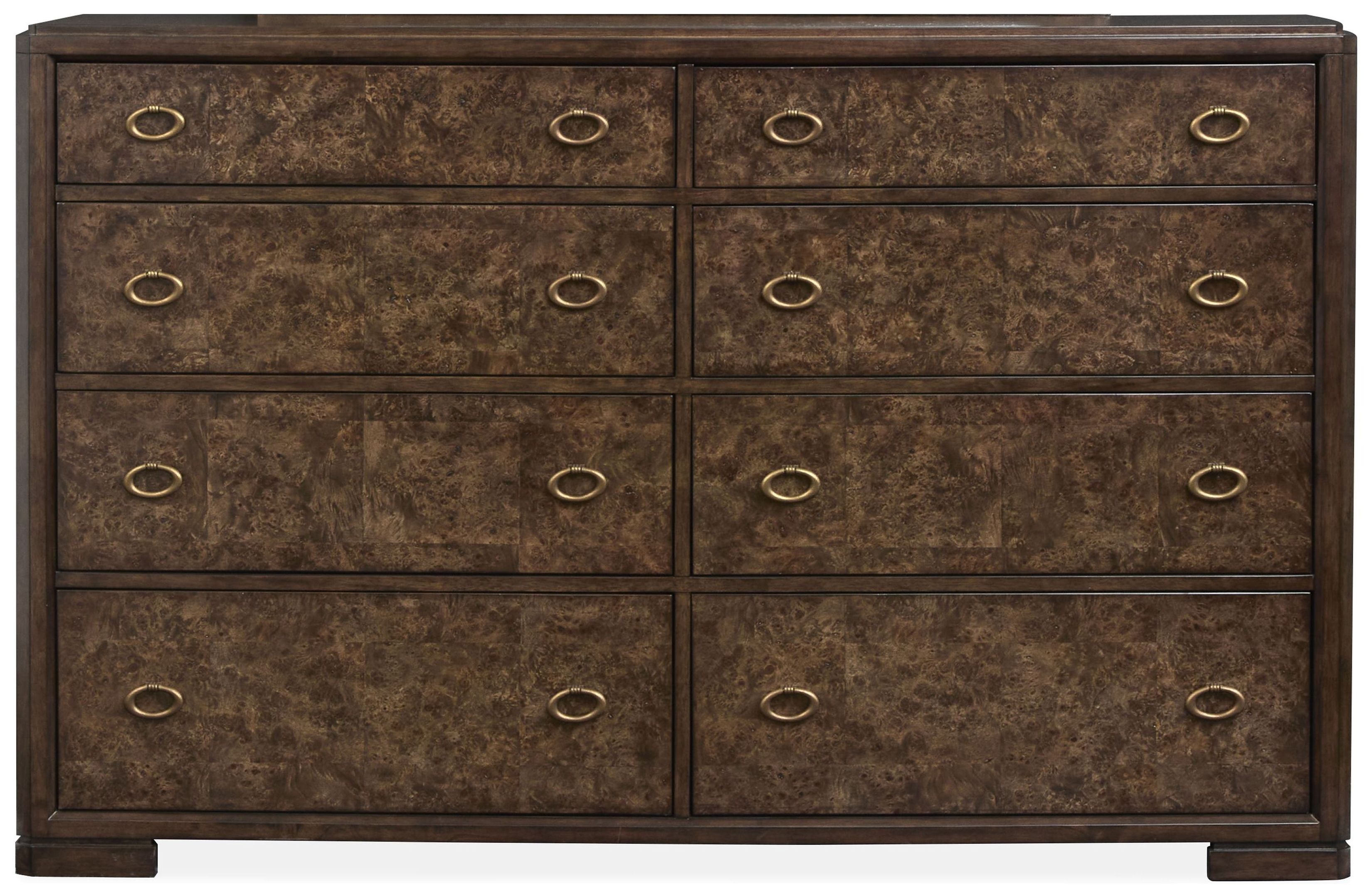 Timberlyn Espresso 8 Drawer Dresser From Crafted Space | Coleman Furniture