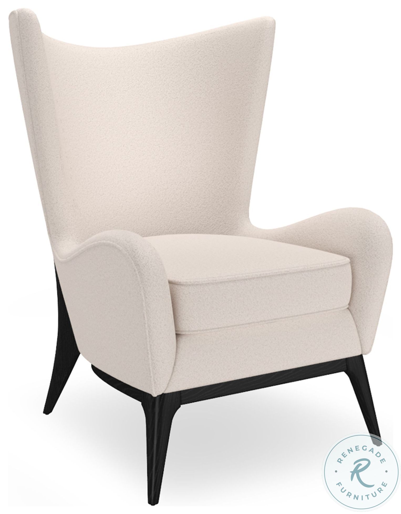 Whats New Pussycat Cream Wingback Chair From Caracole | Coleman Furniture