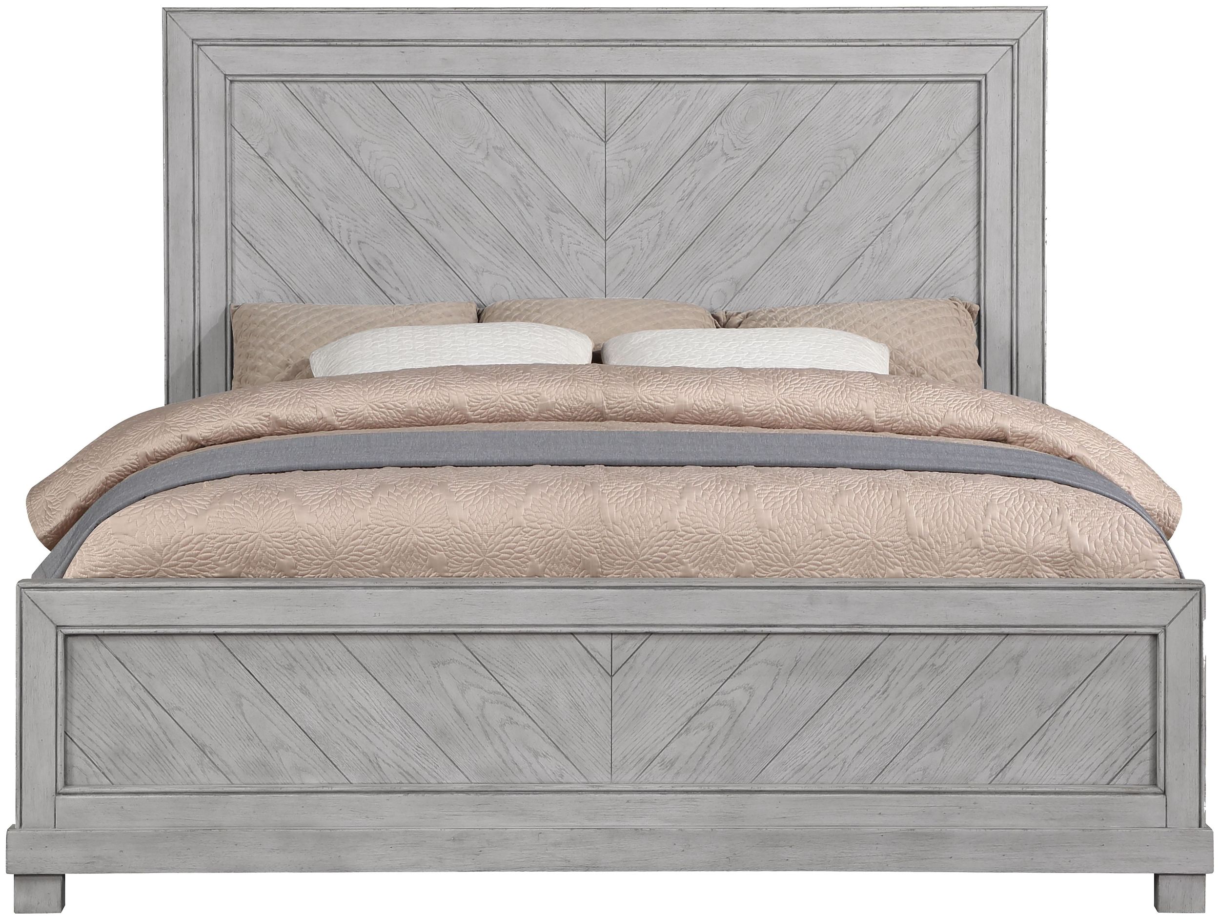Montana Gray Queen Low Profile Panel Bed Steve Silver | Coleman Furniture