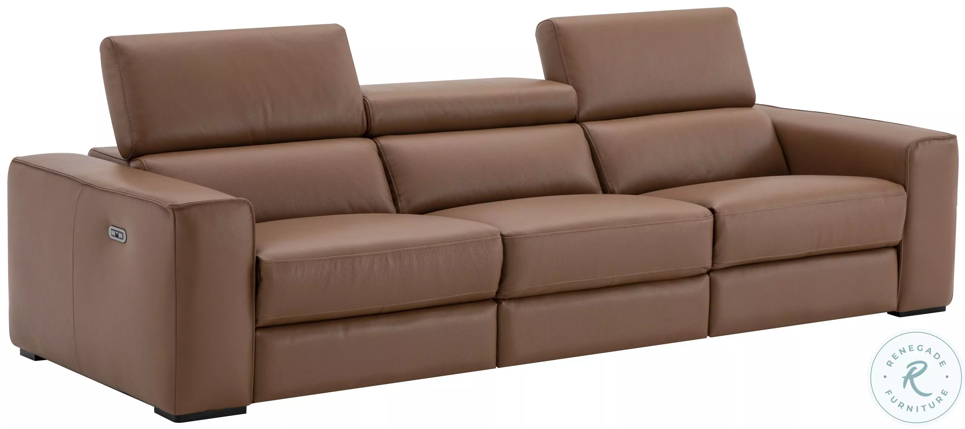 Picasso Caramel Leather Motion Sofa From JNM | Coleman Furniture