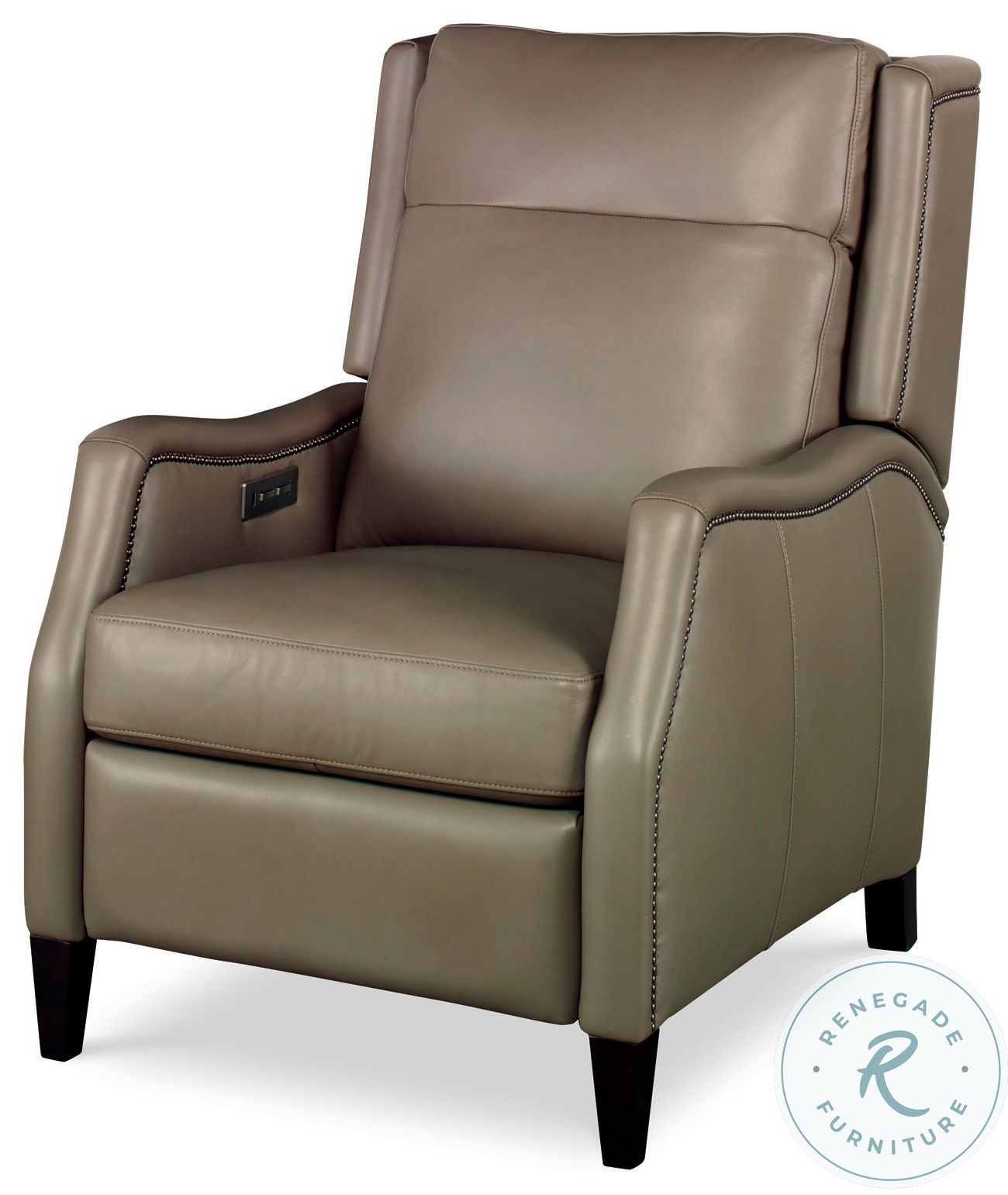 Jenna Natchez Semi Aniline Leather Electric Recliner From Century ...