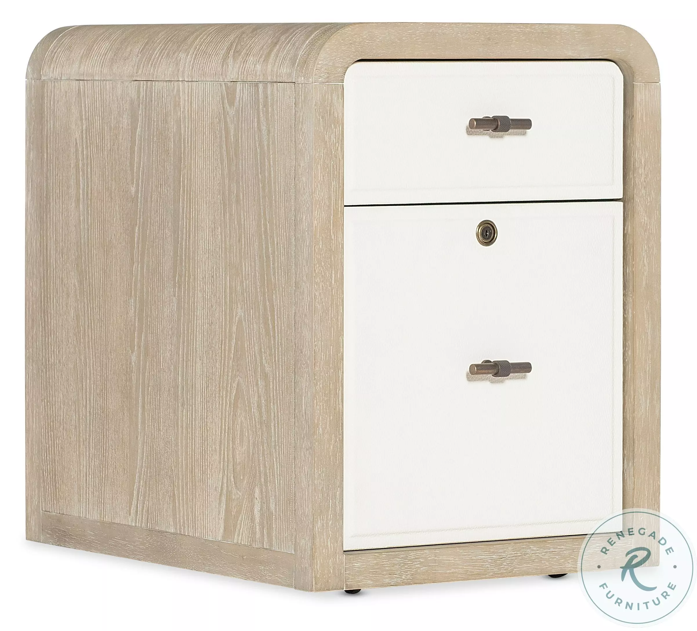 Brixton Pebble And Ivory Mobile File Cabinet From Hooker | Coleman ...