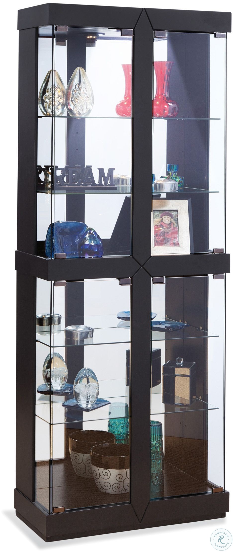 Curio Cabinets | Corner Curios, Glass Display Cabinets & More Curio ...