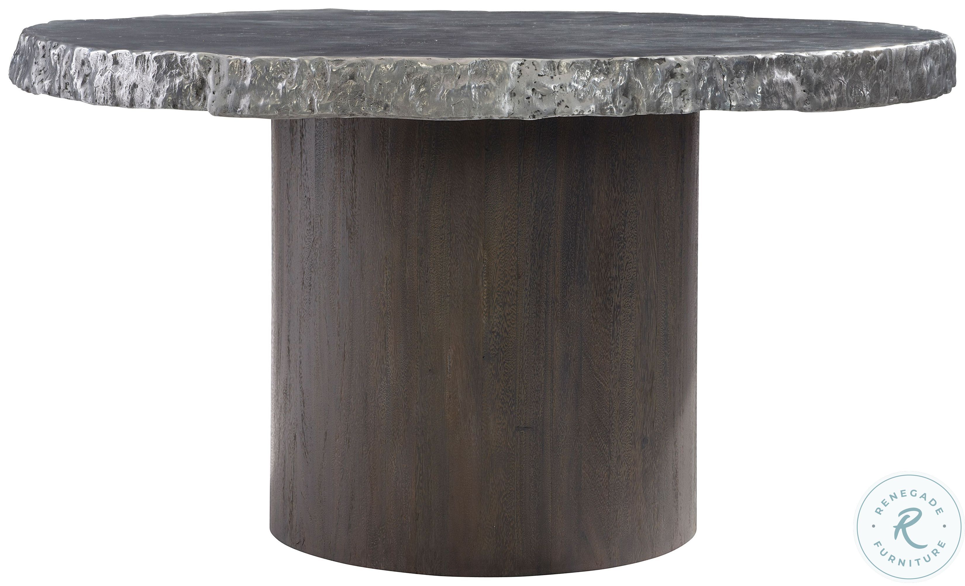 Cahill Gray Brown Round Dining Table From Bernhardt Furniture | Coleman ...