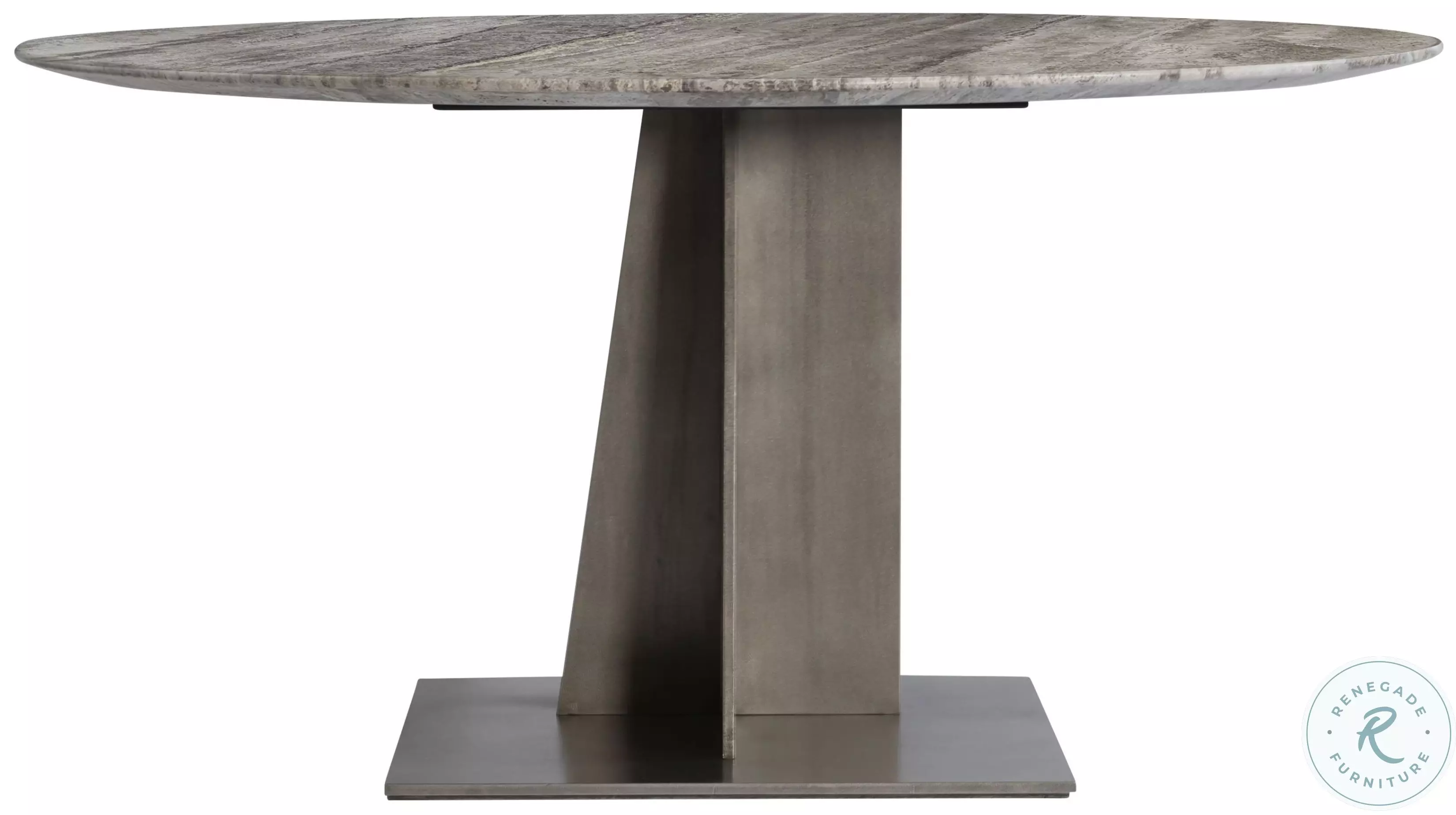 Equis Silver Travertine And Graphite Dining Table From Bernhardt ...