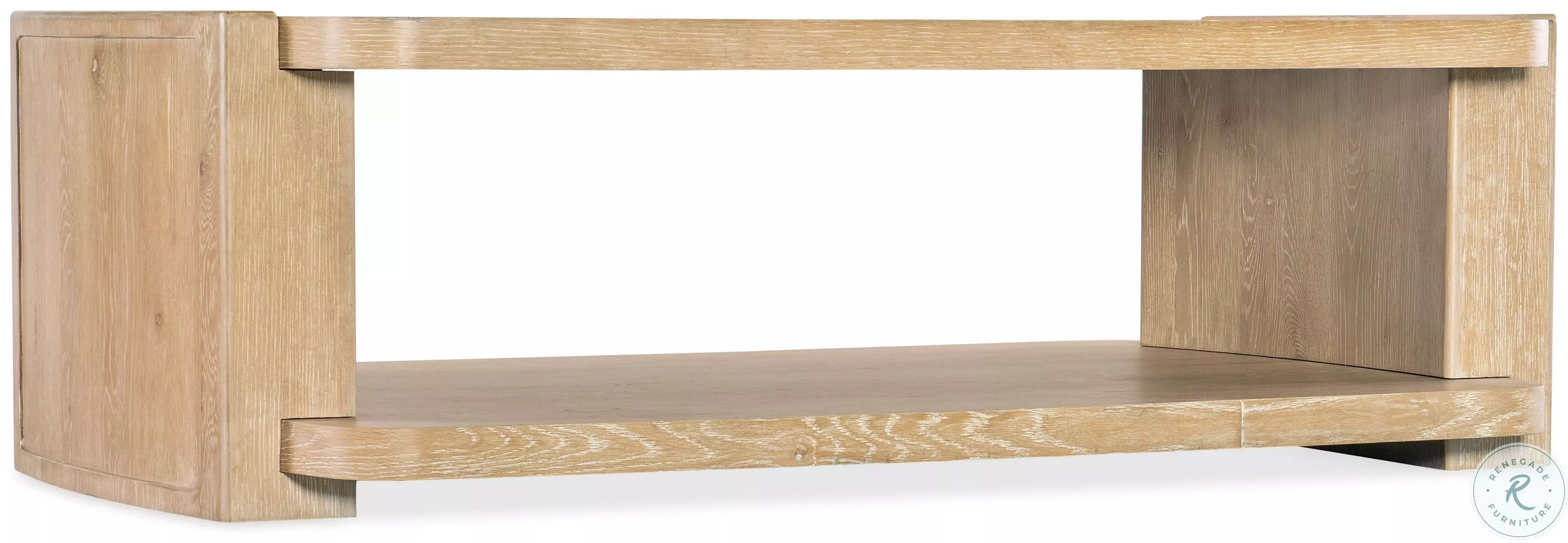 Retreat Light Brown Rectangle Cocktail Table From Hooker | Coleman ...