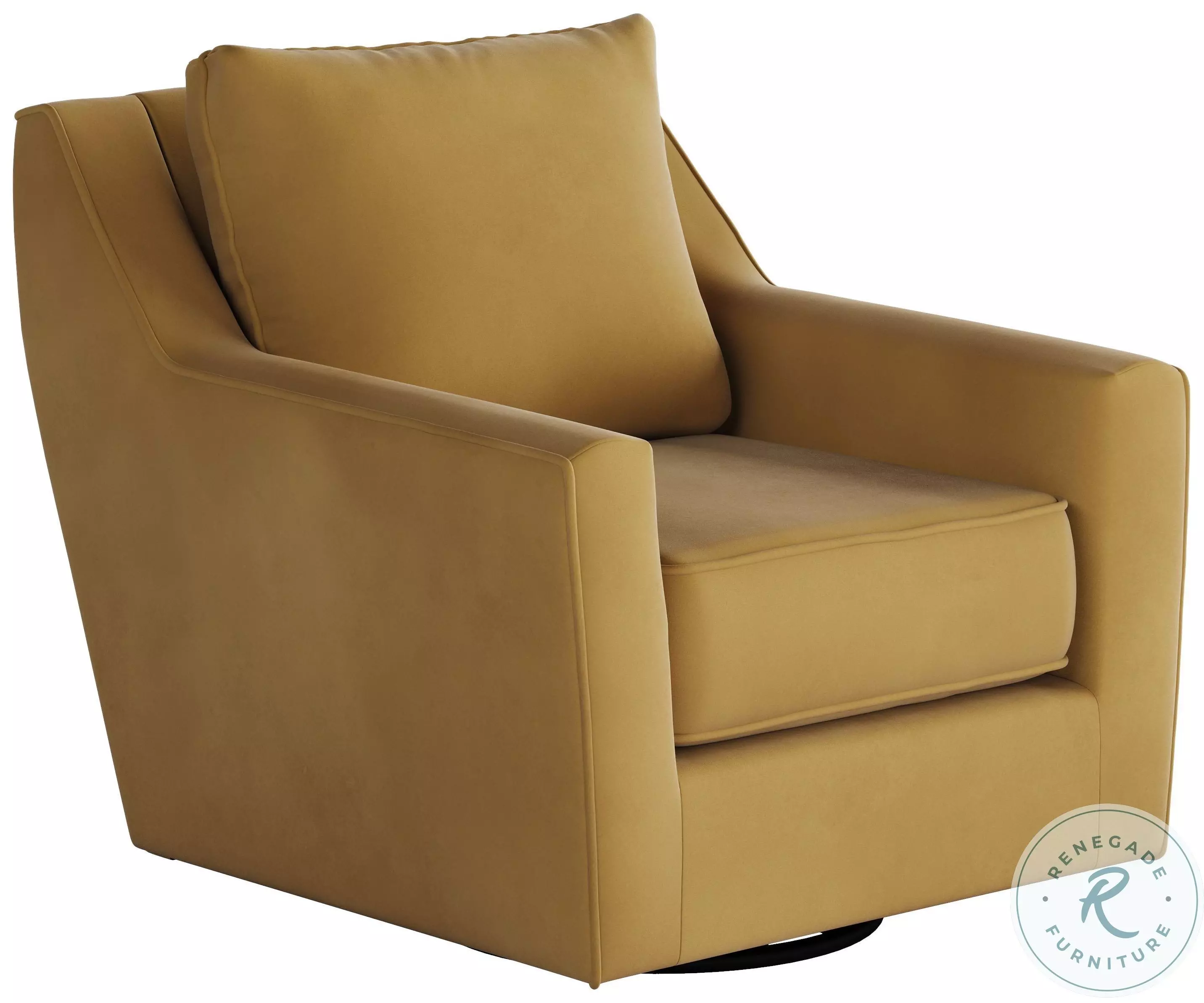 Bella Gold Harvest Recessed Arm Swivel Glider Chair From Home Gallery ...