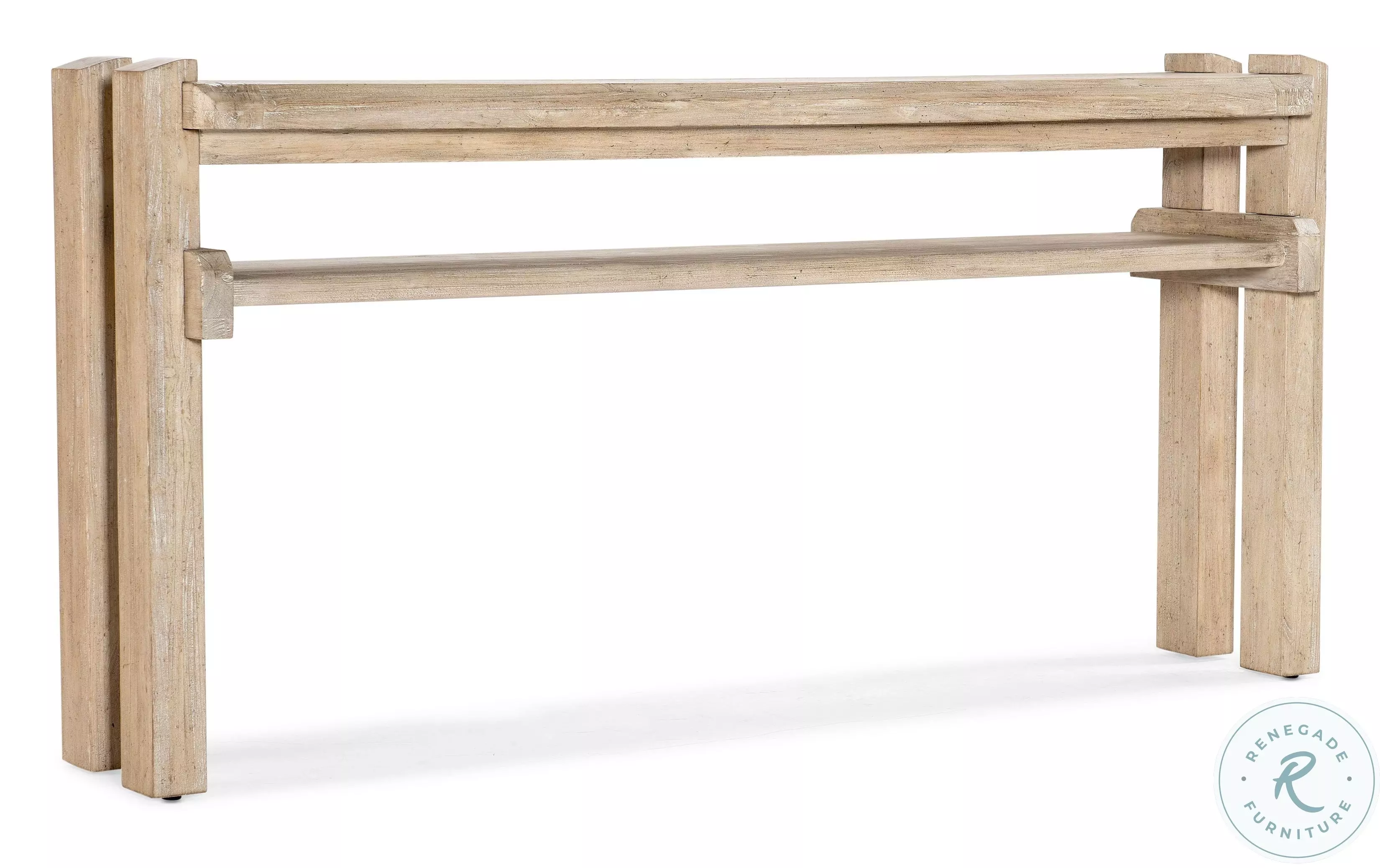 Commerce And Market Light Natural Wood Sofa Table From Hooker | Coleman ...