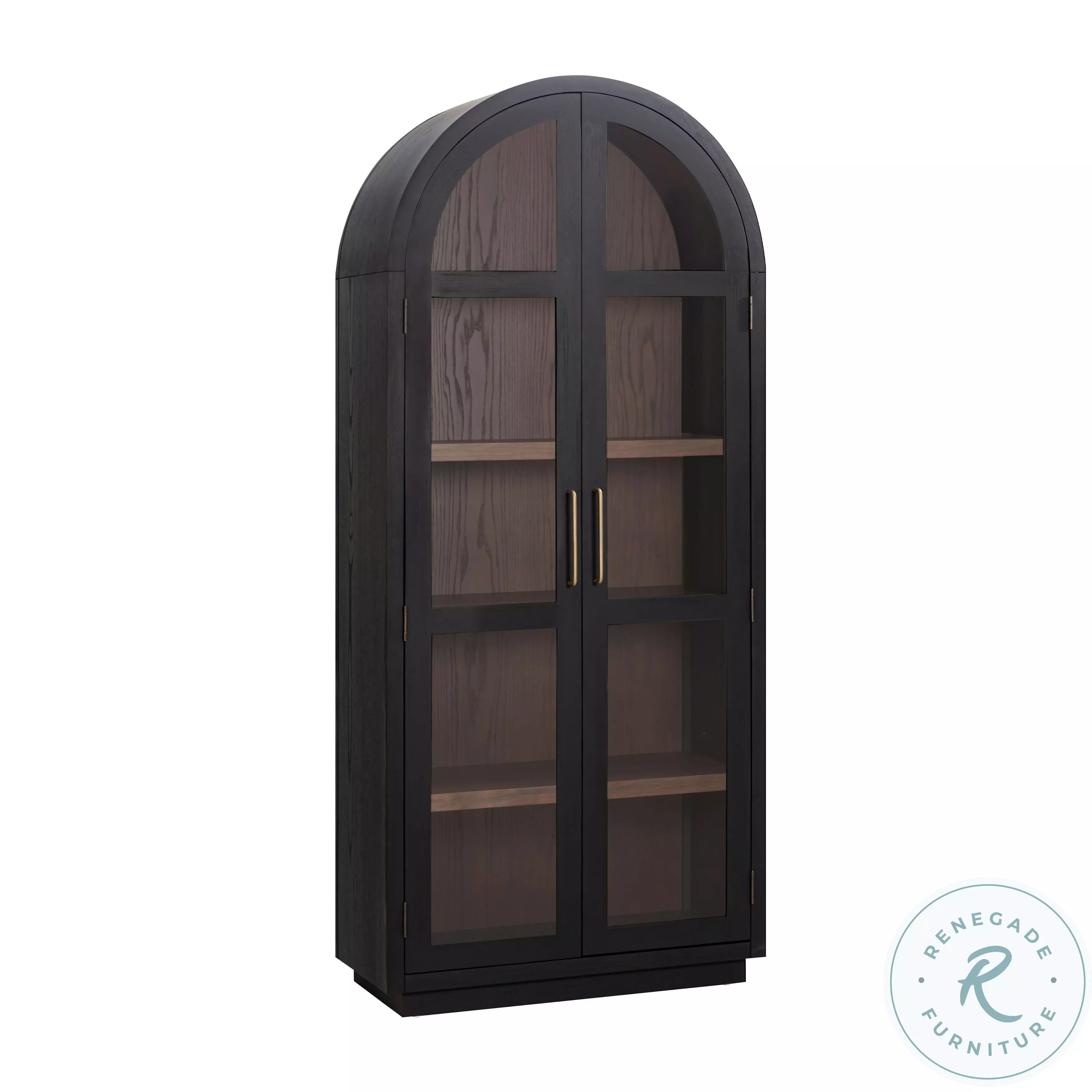 Marlow Black Wood Display Cabinet From Coleman Furniture | Coleman ...