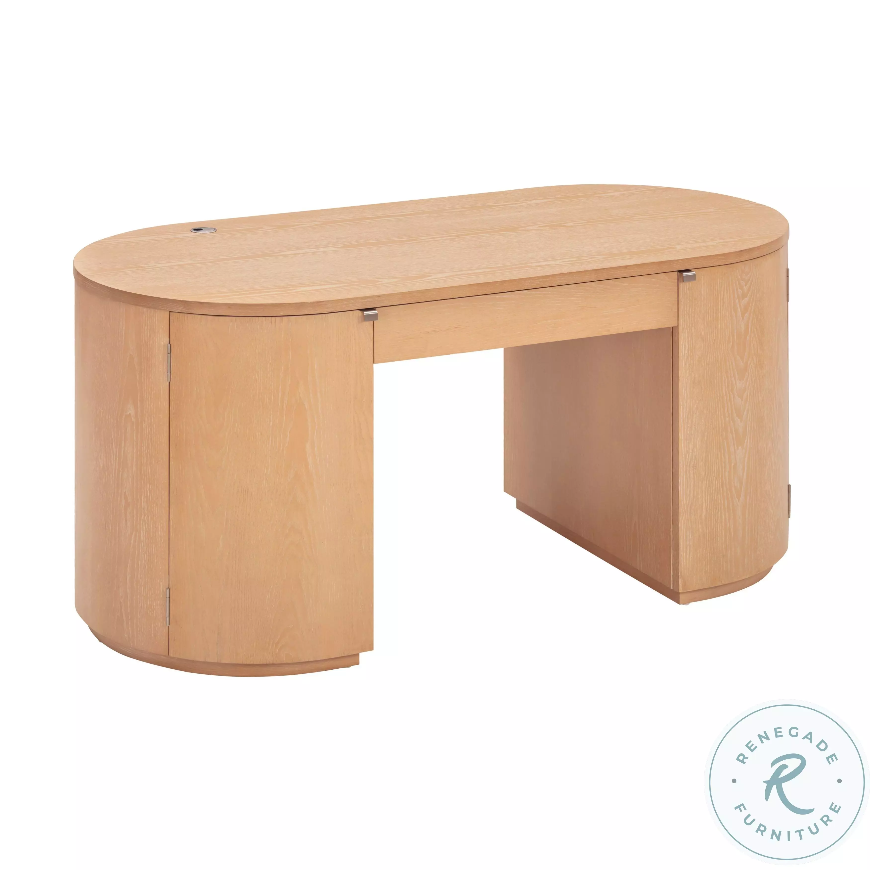 Marlow Natural Wood Executive Desk From Coleman Furniture | Coleman ...