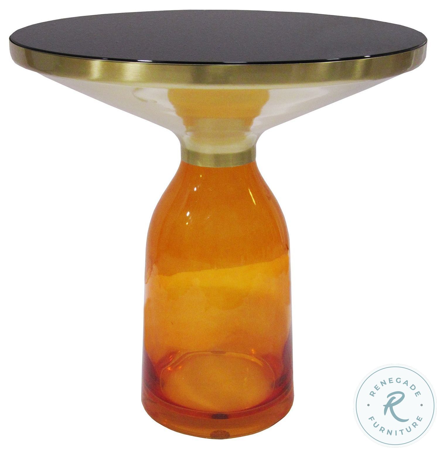 Ritz Black And Dark Blue Occasional Table Set