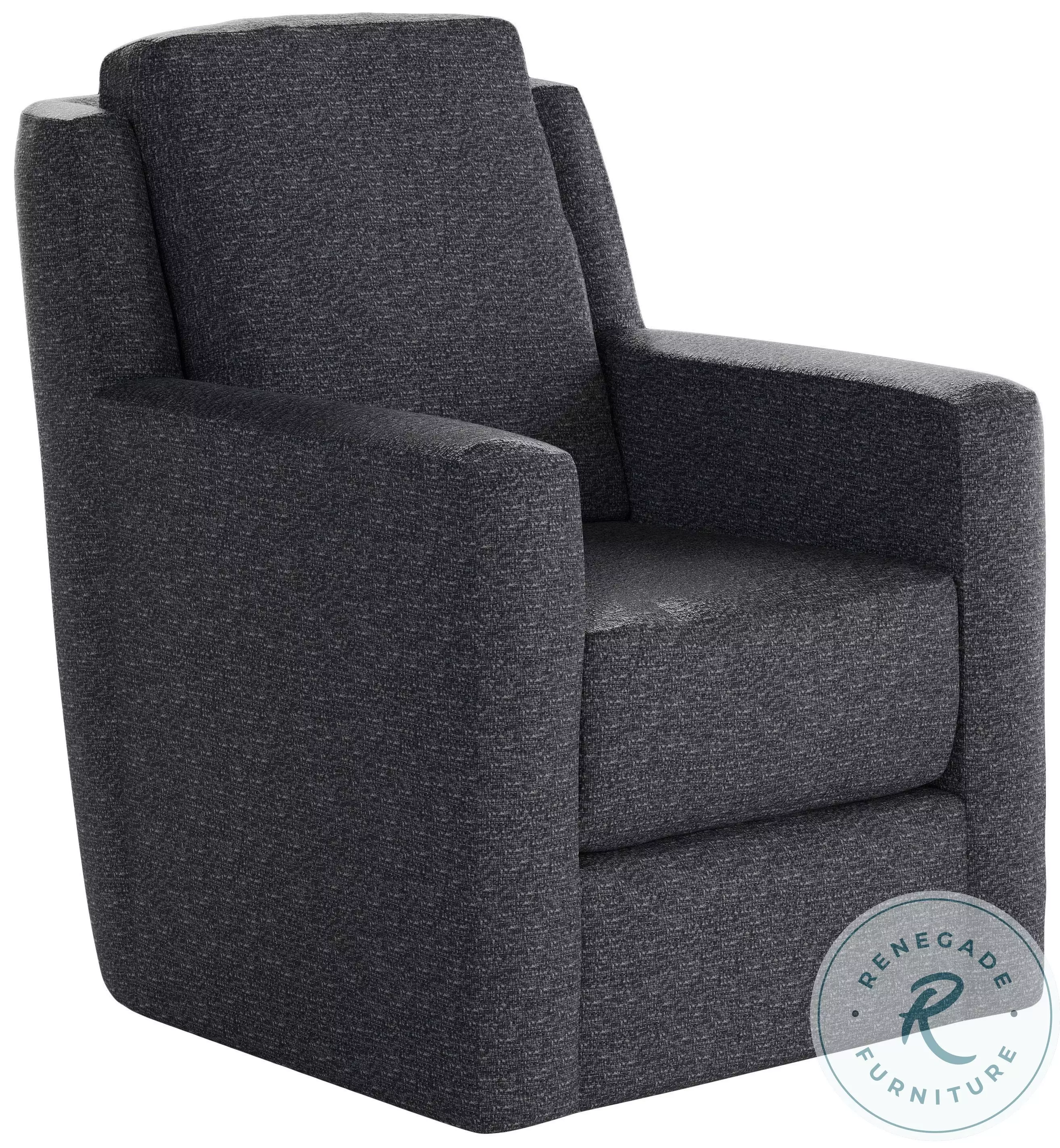 Diva Wendover Navy Swivel Glider From Southern Motion | Coleman Furniture