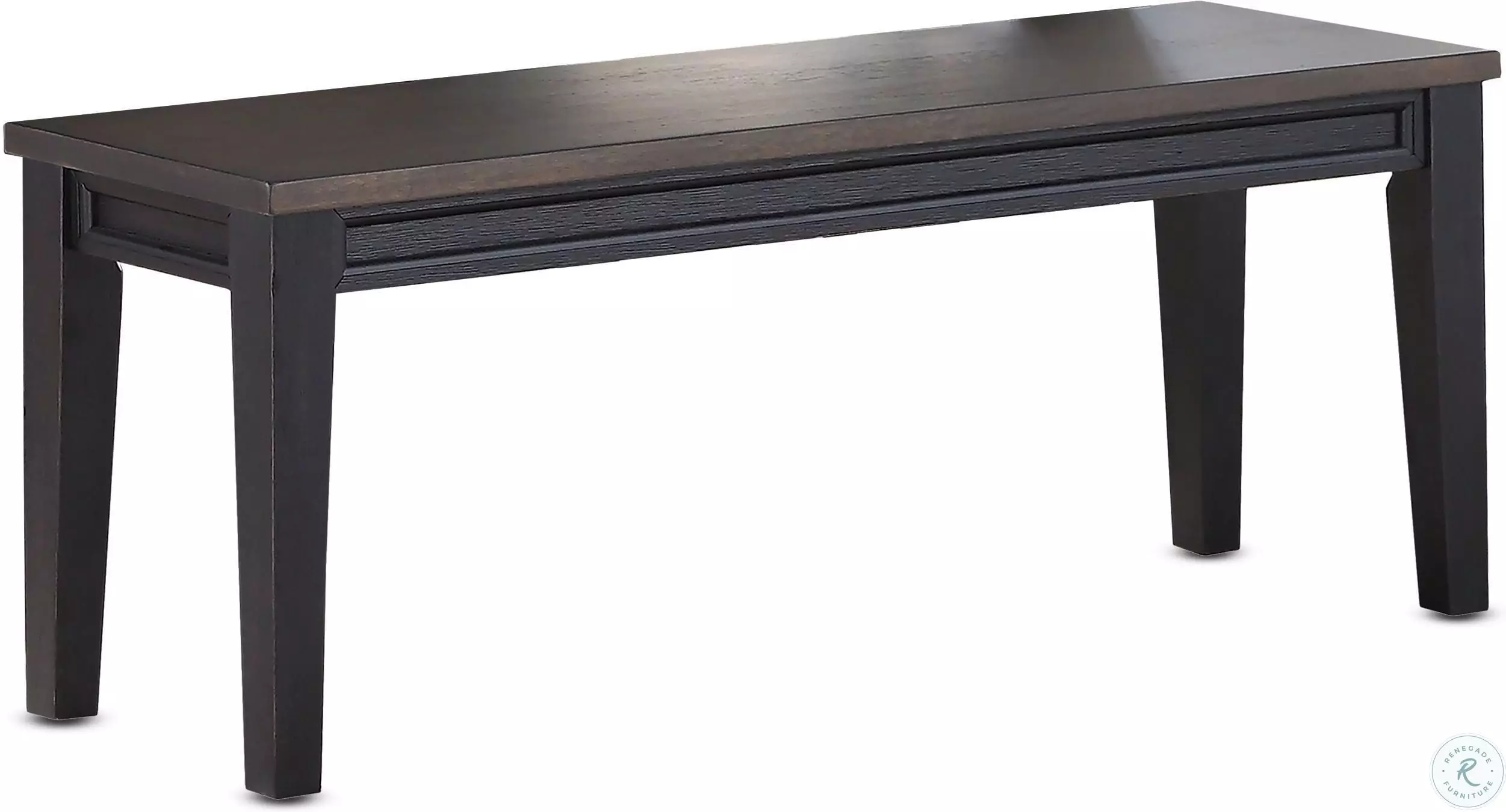 Raven Ebony and Driftwood Noir Bench from Steve Silver | Coleman Furniture