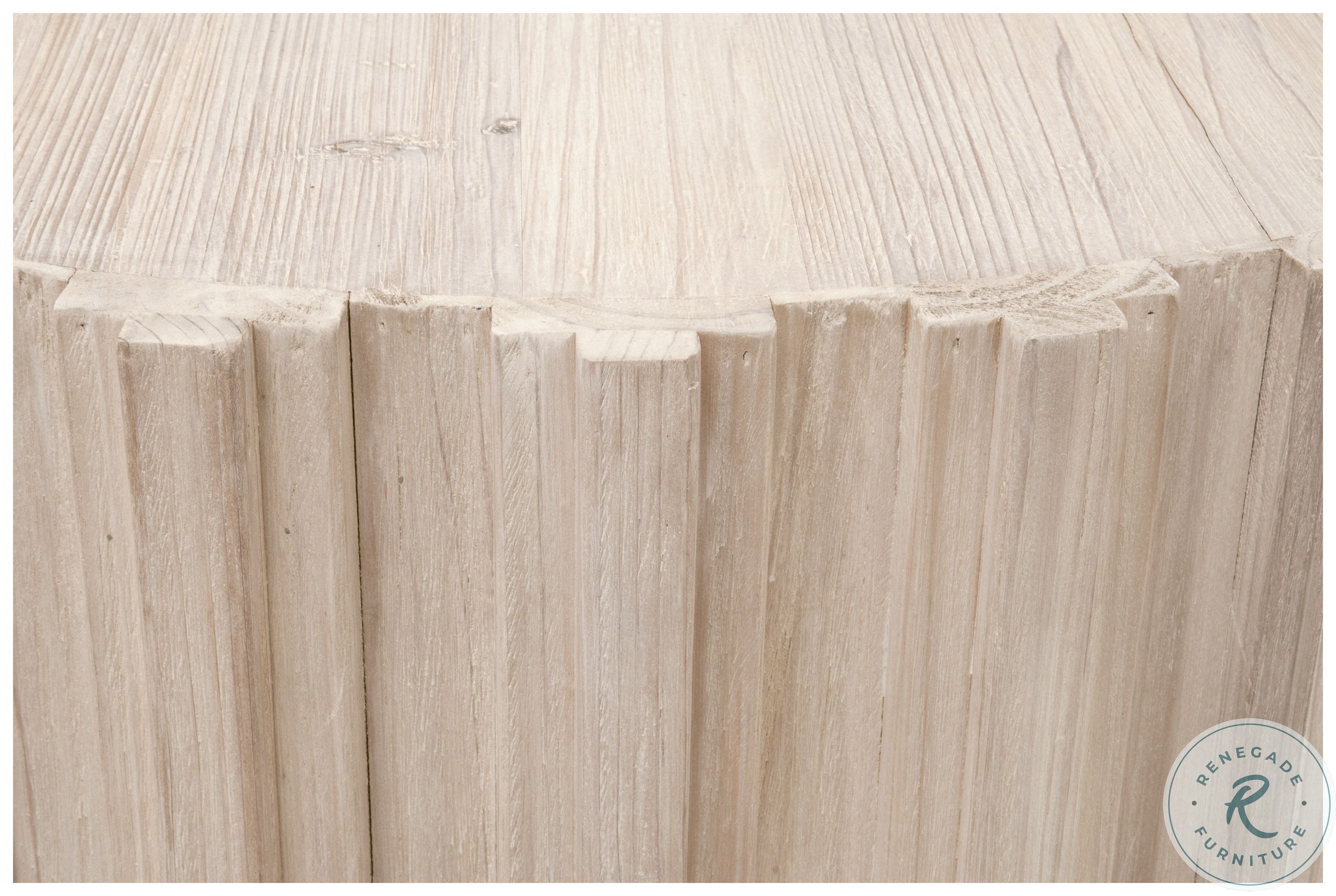Roma White Wash Pine Coffee Table From Essentials for Living | Coleman ...