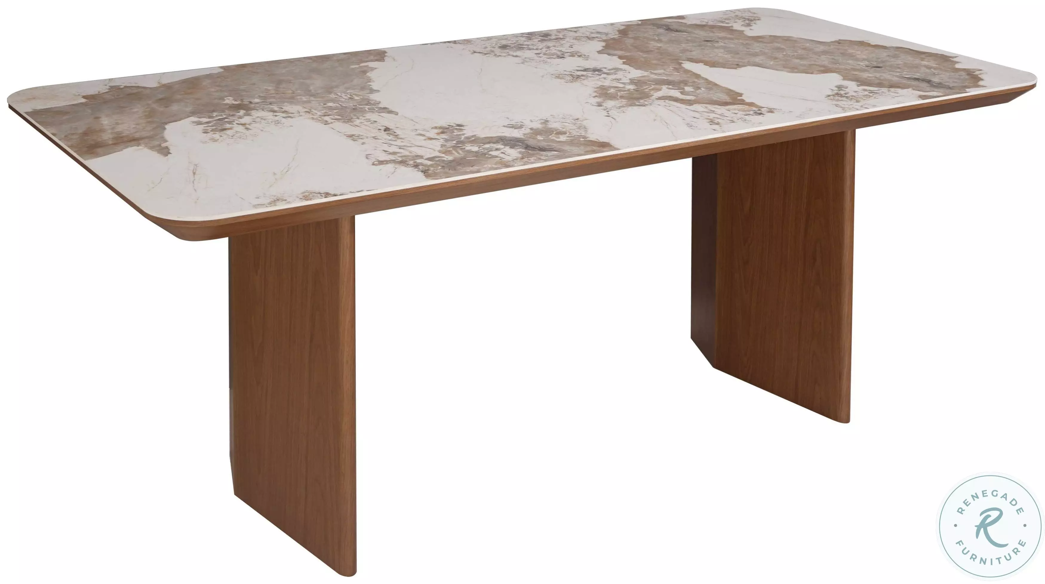 Ruby Beige And Walnut Dining Table From Home Gallery Stores | Home ...