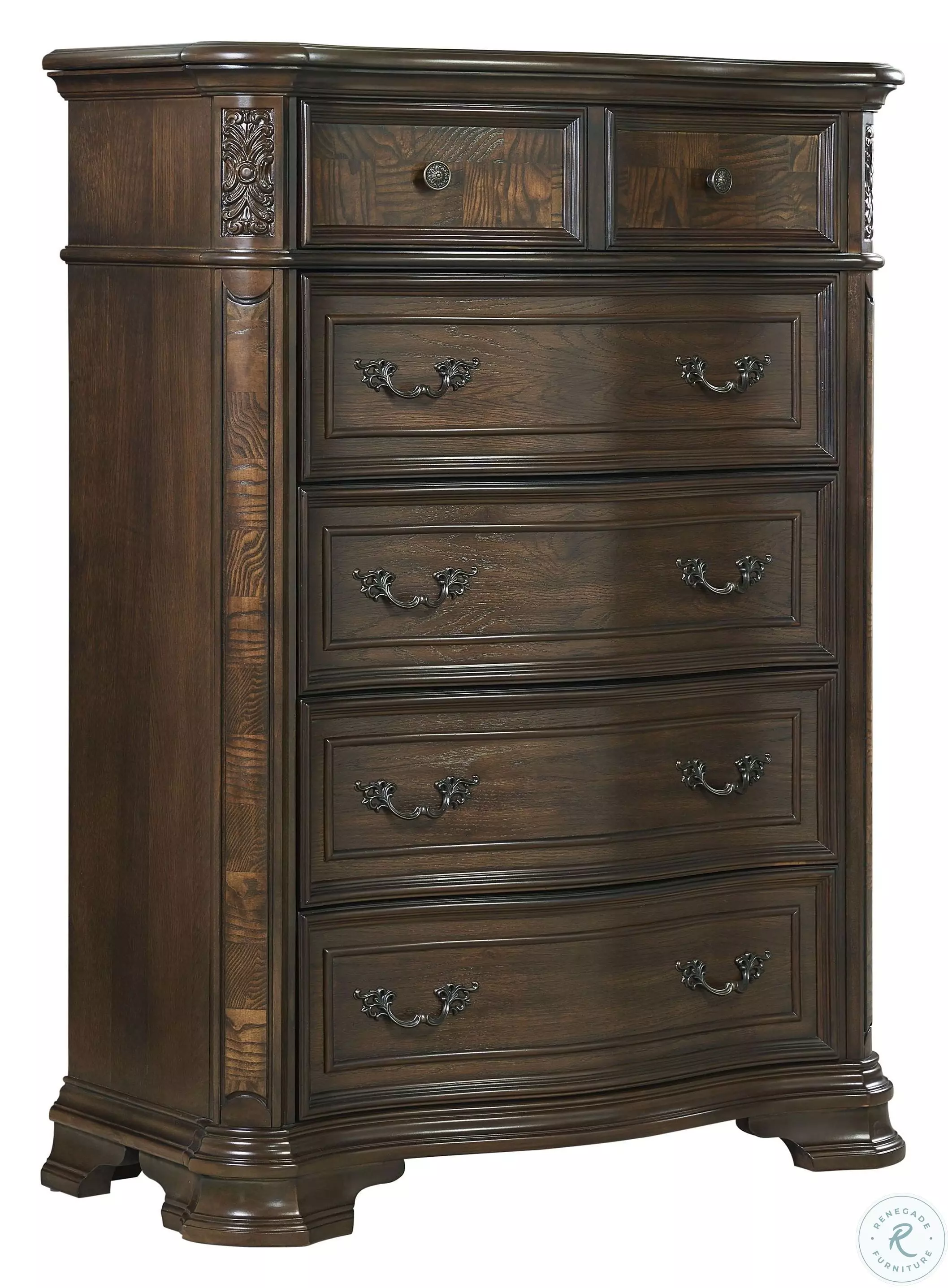 Royale Brown Cherry Lift Top Chest from Steve Silver | Coleman Furniture