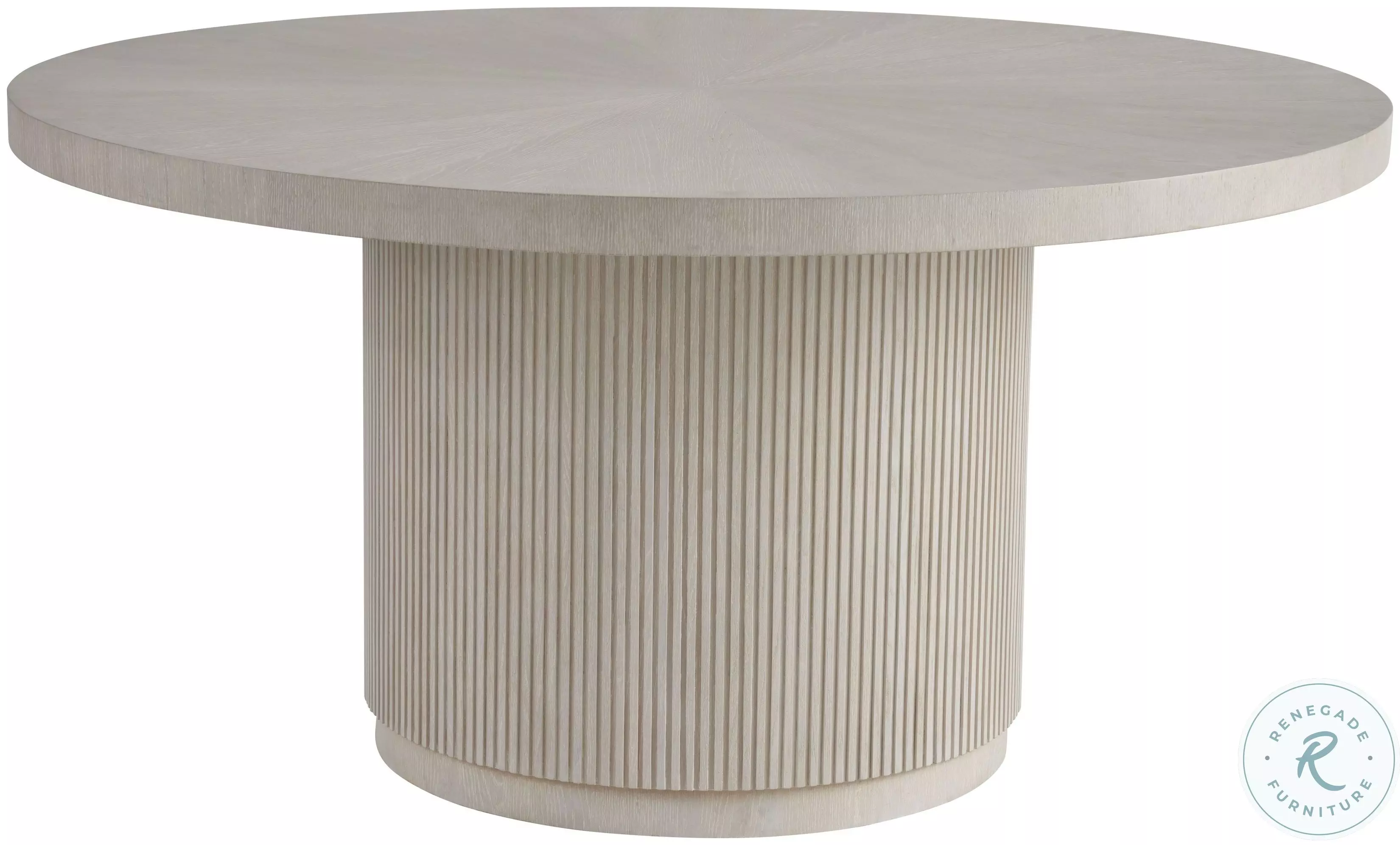 Serafina White Oak Round Dining Table From Shoreline Living | Coleman ...