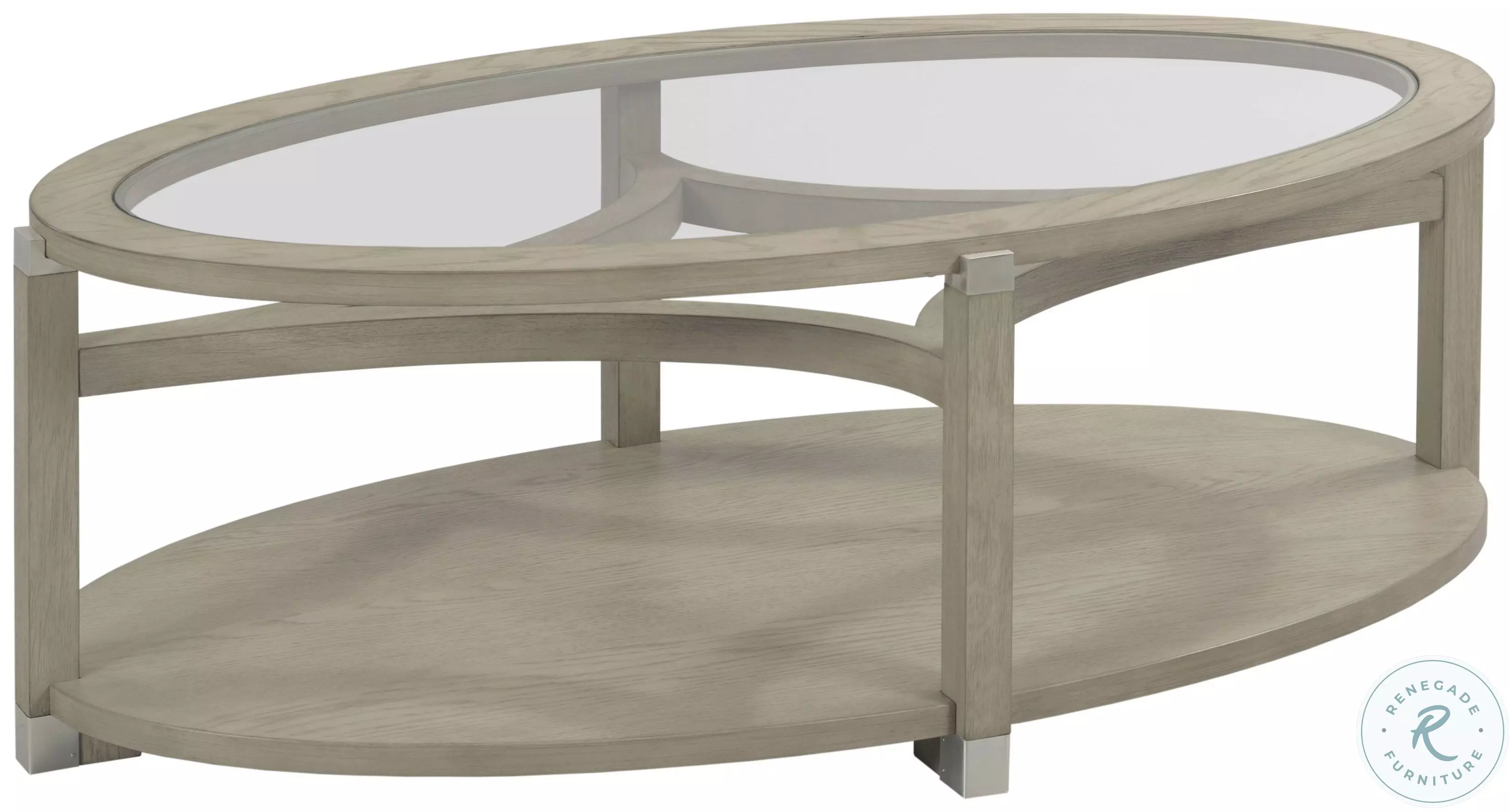 Solstice Soft Beige Oval Coffee Table From Home Gallery Stores | Home ...