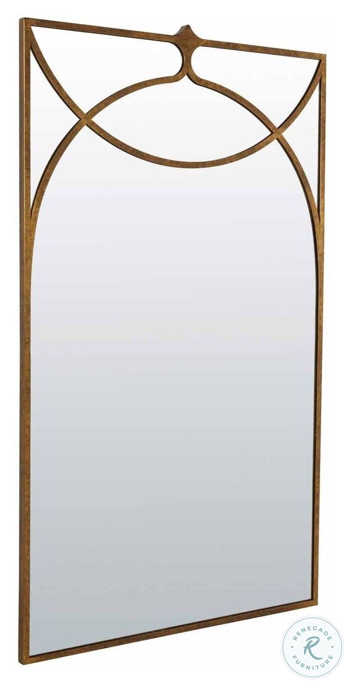 Swan Textured Champagne Mirror From Artisanal framing sets the Swan ...