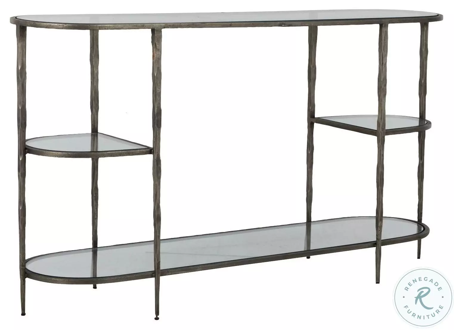 Wyeth Antique Nickel Console Table From Gabby | Coleman Furniture