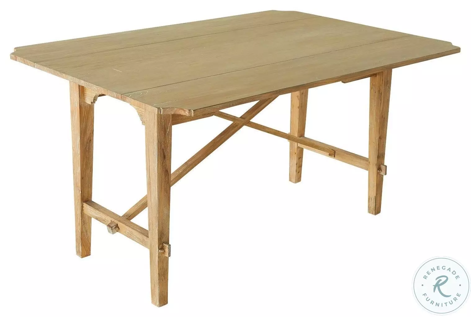 Faulner Aged Natural Grey Drop Leaf Dining Table From Gabby | Coleman ...