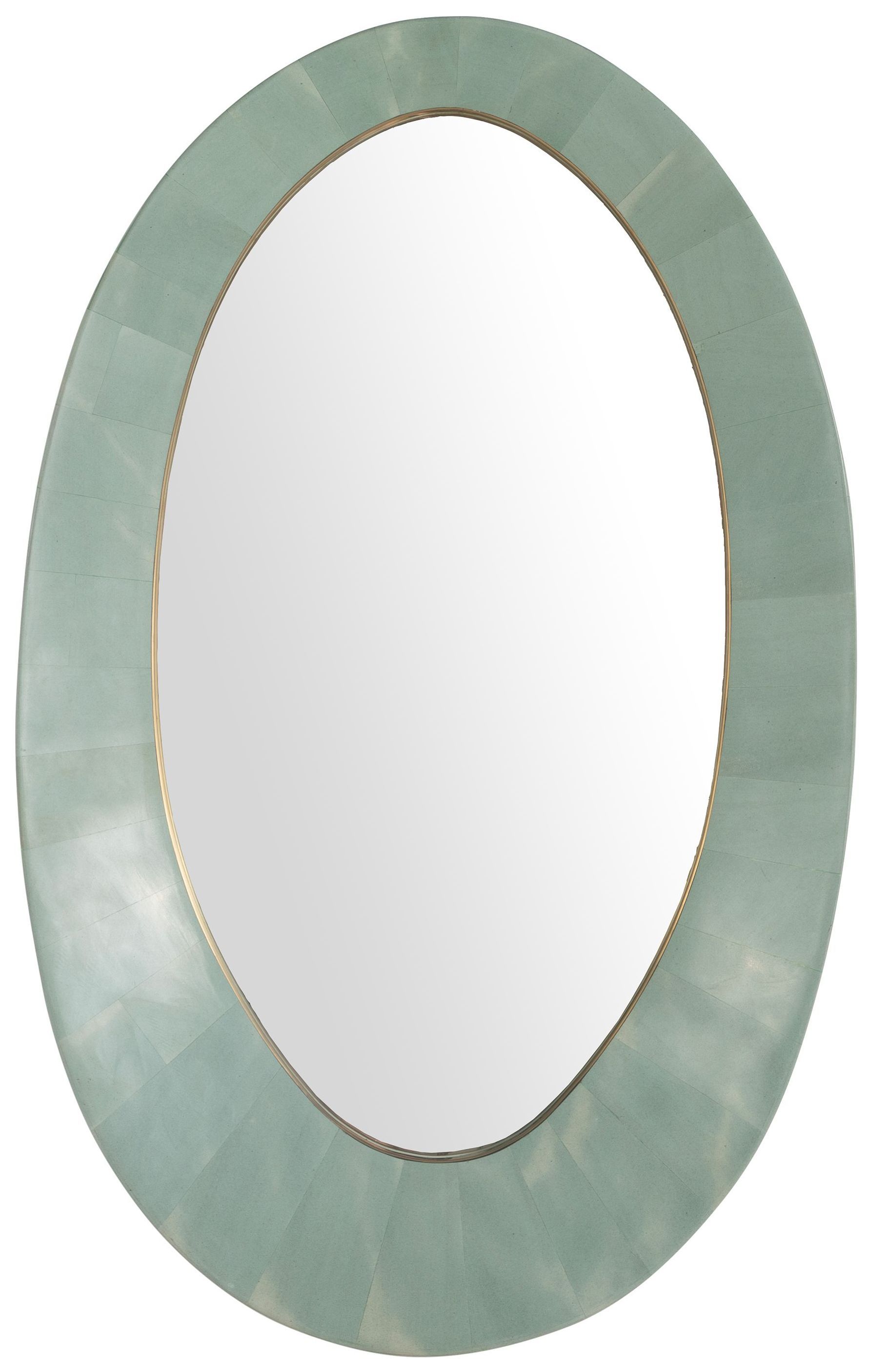 Viola Seafoam Oval Accent Mirror From Gabby Furniture | Coleman Furniture