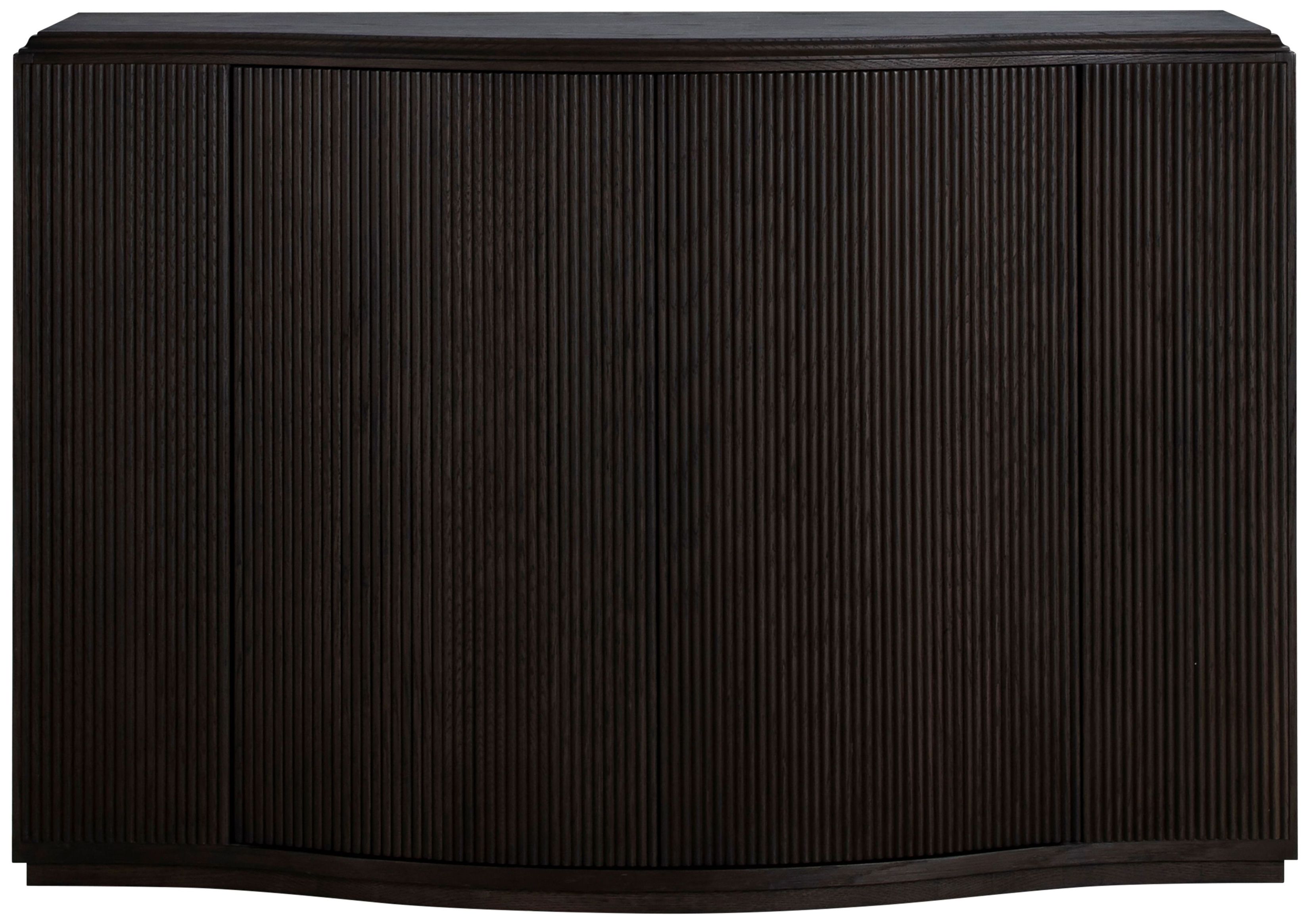 Theodore Dark Stained Oak Rectangular Long Console Table From Gabby ...