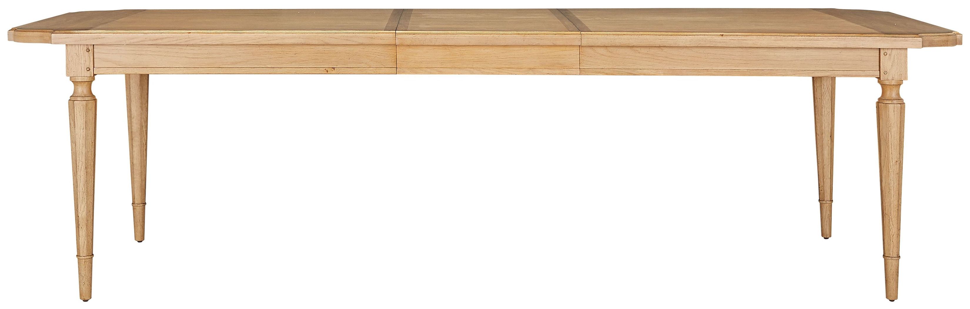 Mathis Bleached French Oak 106" Extendable Rectangular Dining Table ...