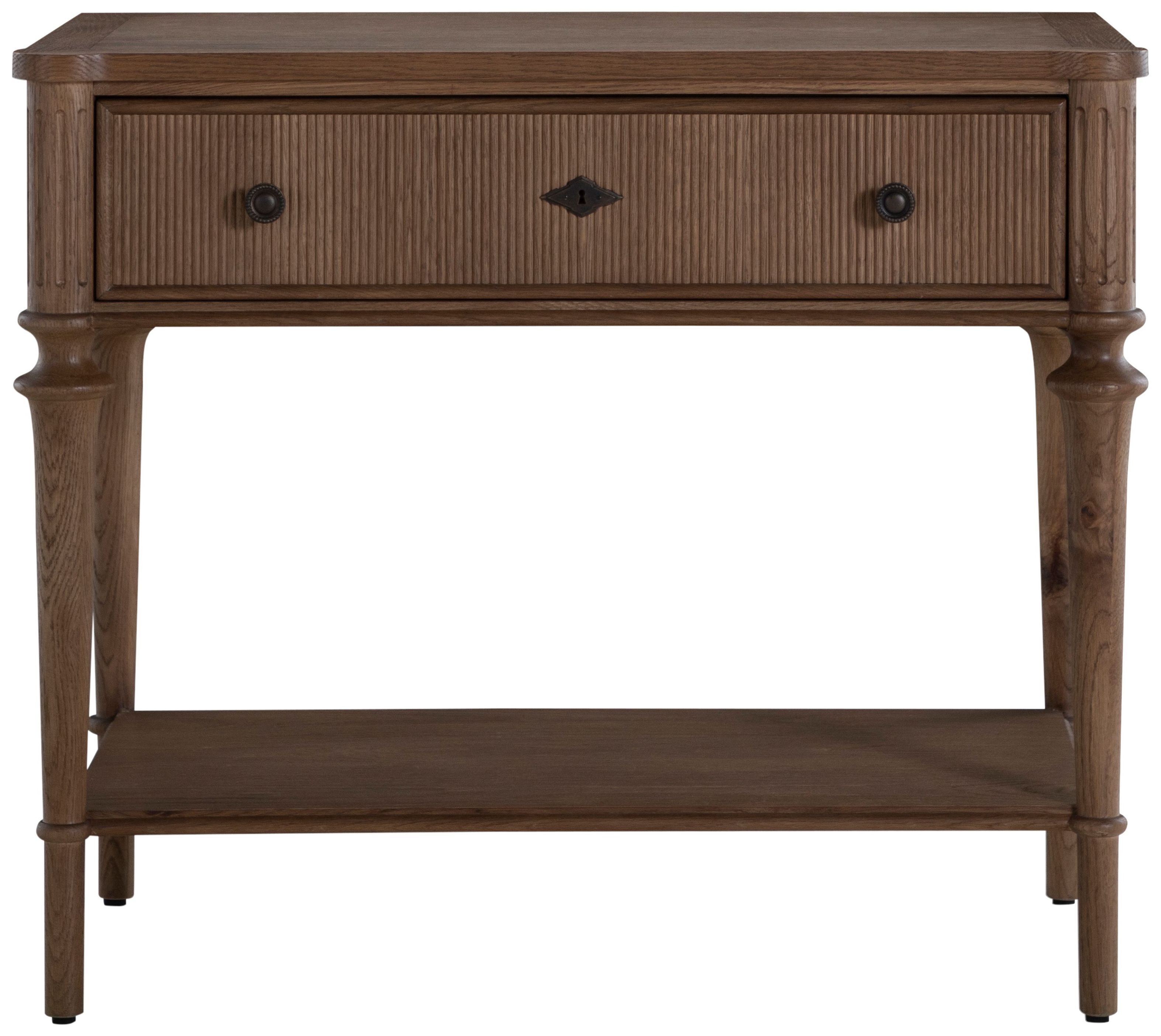 Andrea Satin Oak 1 Drawer Nightstand From Gabby Furniture | Coleman ...