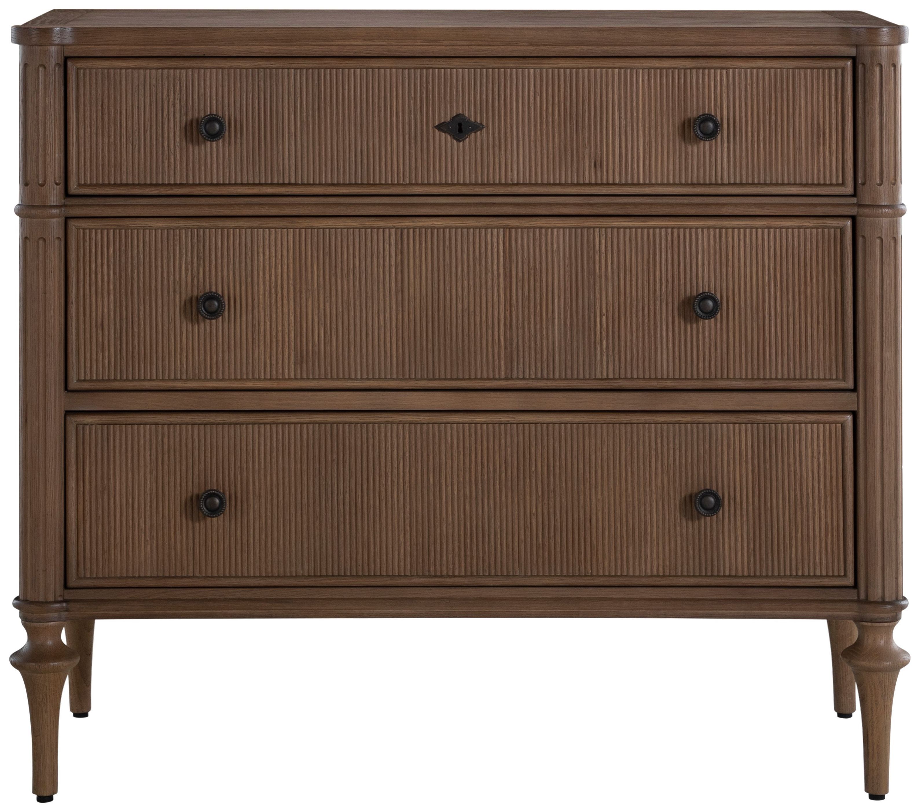 Andrea Satin Oak 3 Drawer Chest From Gabby Furniture | Coleman Furniture