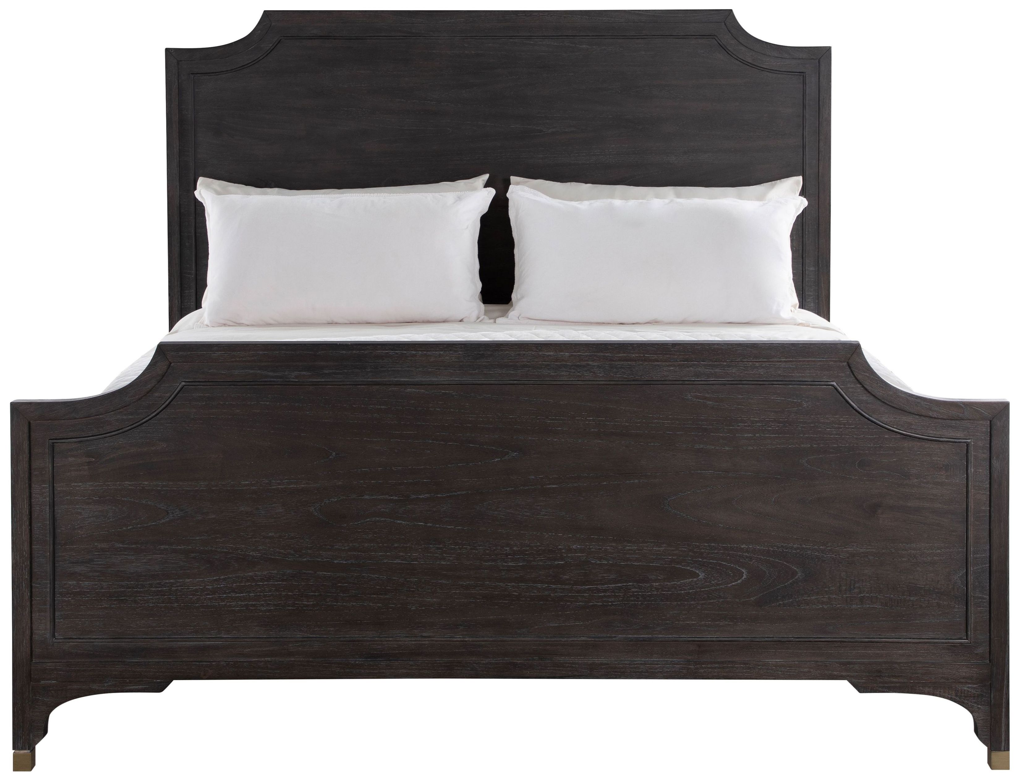 Alexandra Cerused Forest Black King Panel Bed From Gabby Furniture ...
