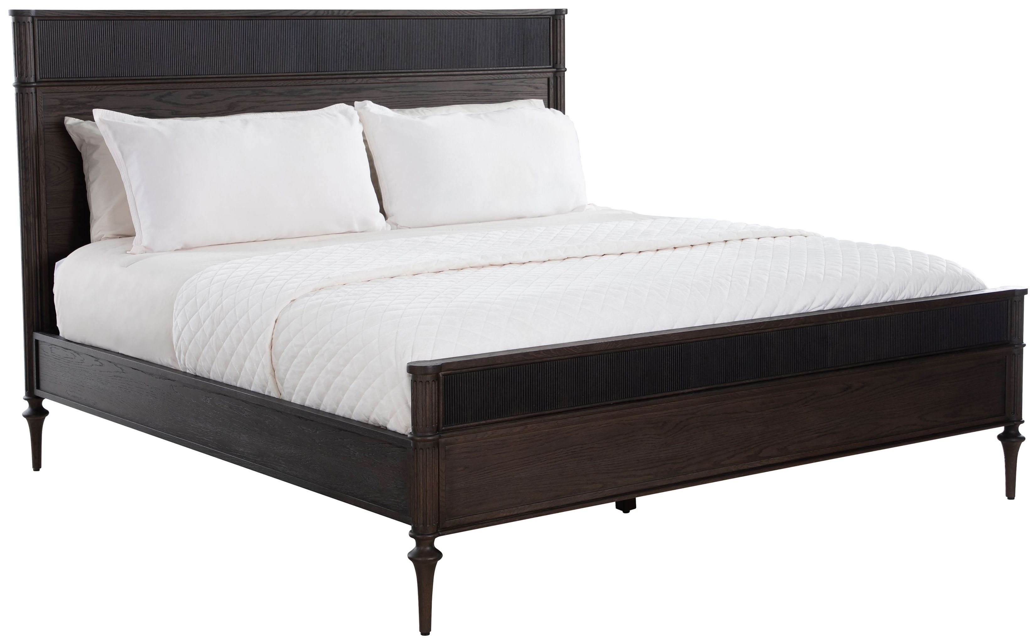 Andrea Dark Stained Oak King Panel Bed From Gabby Furniture | Coleman ...