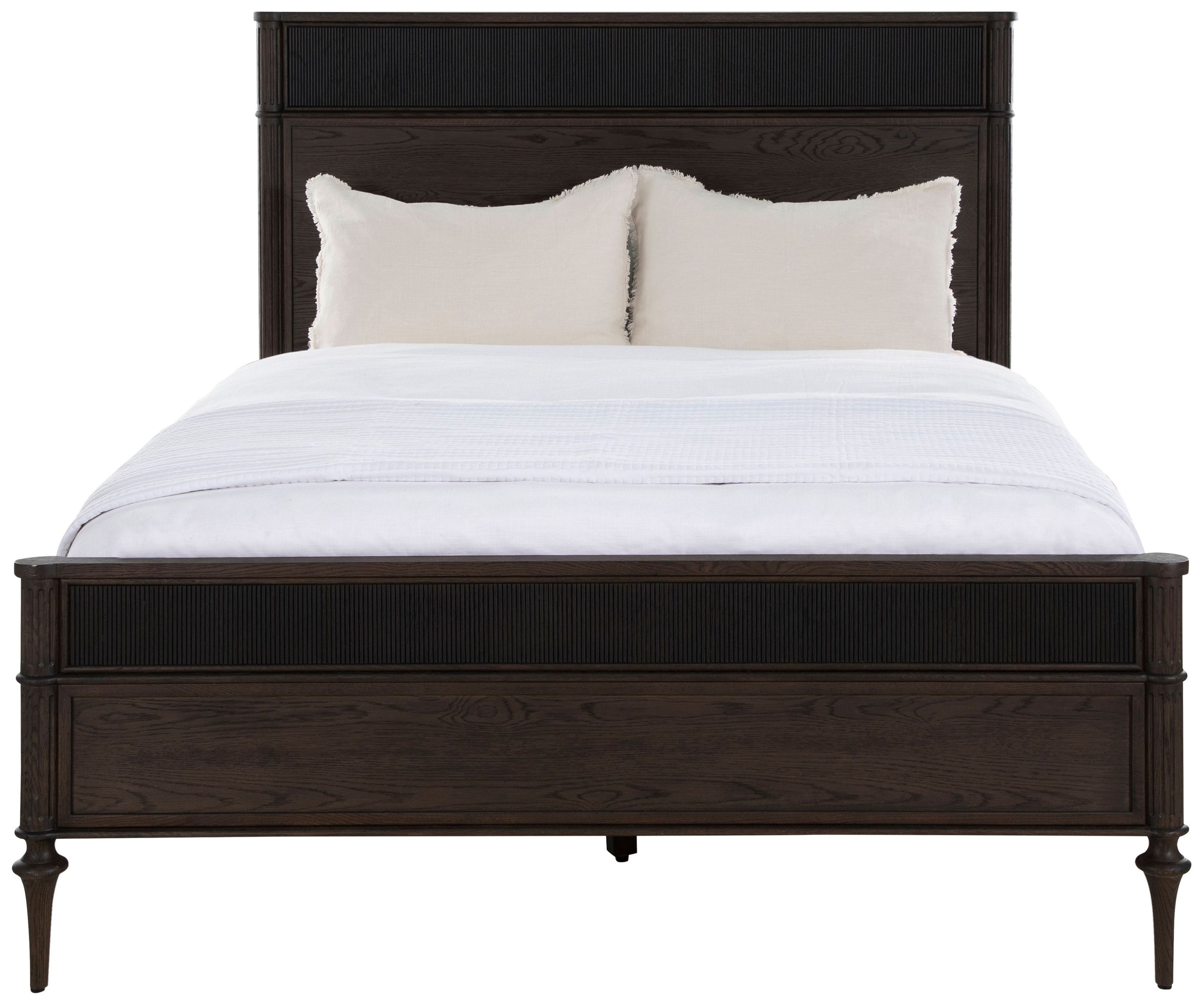 Andrea Dark Stained Oak Queen Panel Bed From Gabby Furniture | Coleman ...