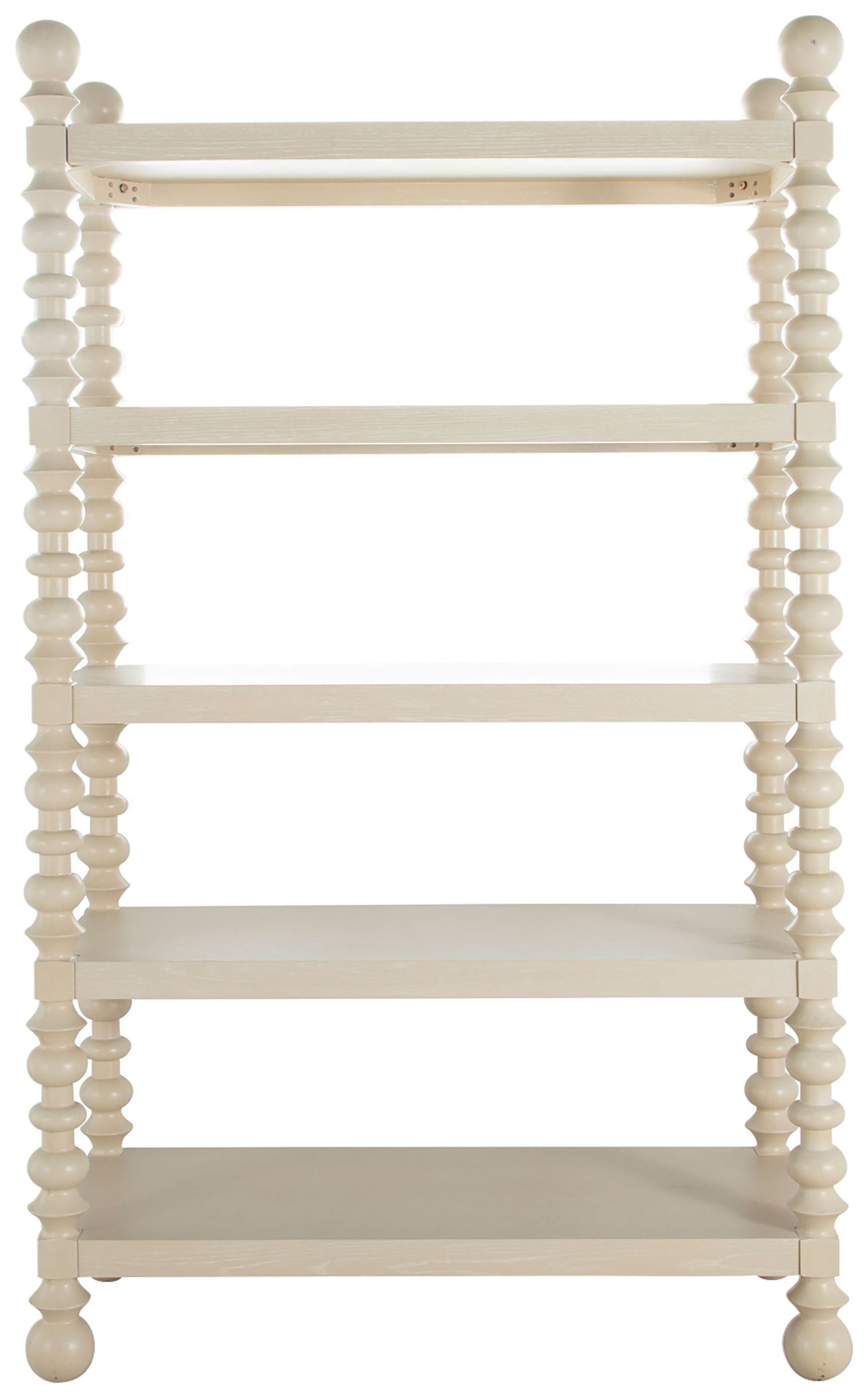 Natalie Cerused White Bookcase From Gabby Furniture | Coleman Furniture