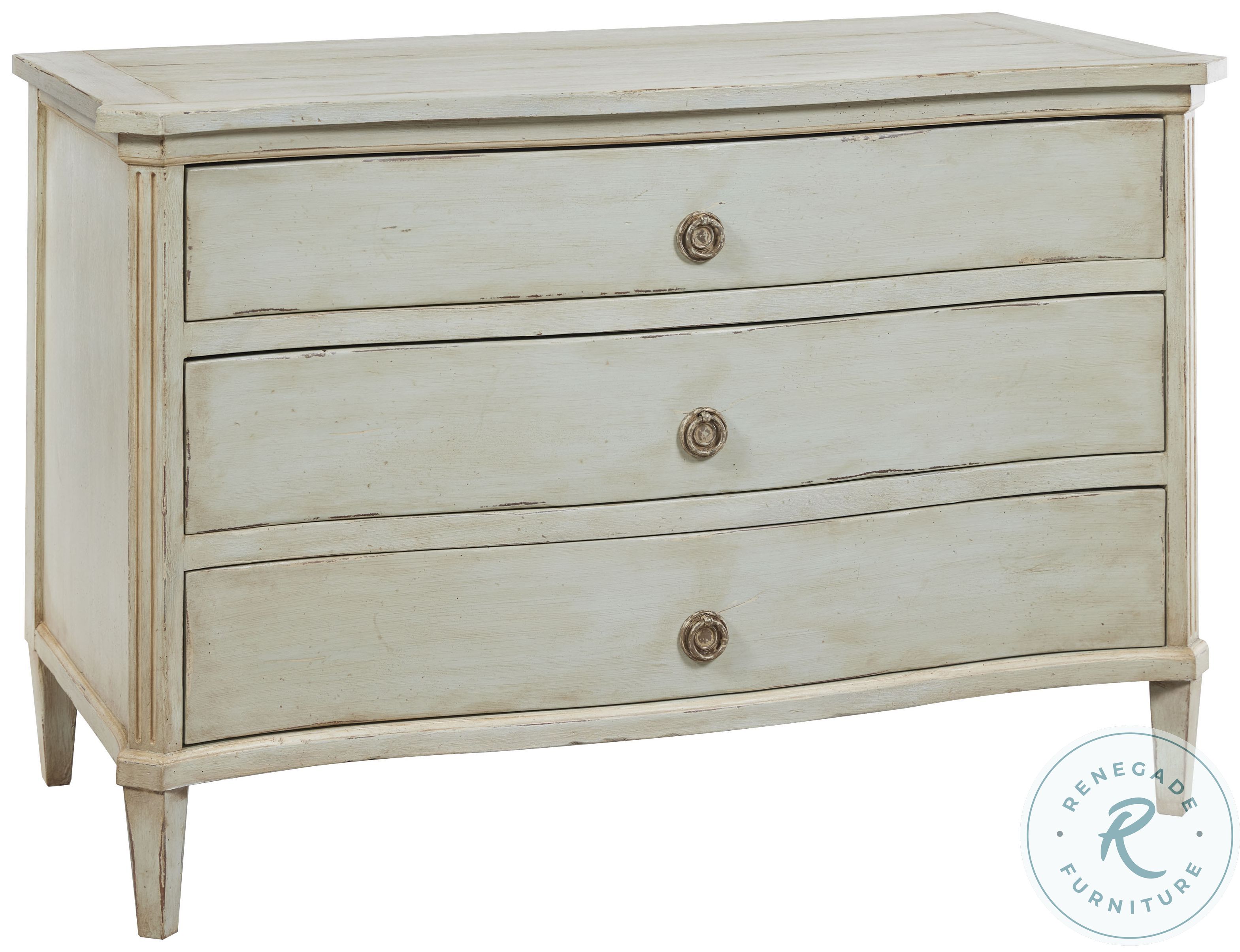 SF50 Antique Grey 3 Drawer Chest From Century Furniture | Coleman Furniture