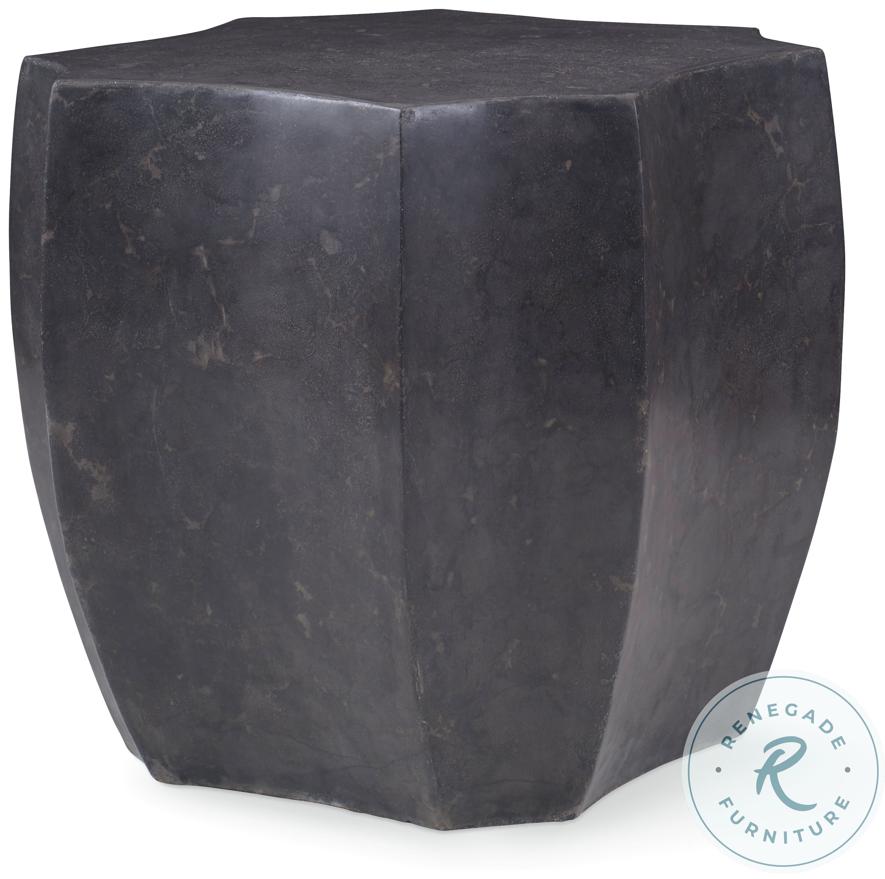 Obsidian Black Lamp Table From Century Furniture | Coleman Furniture