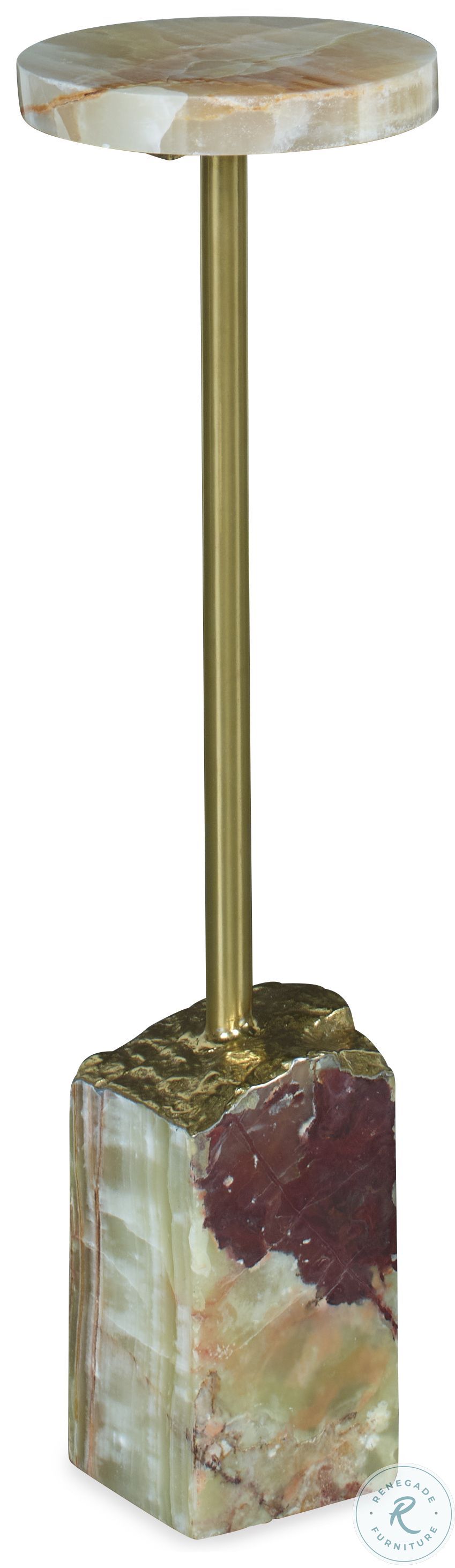 Phoebe Stone And Brass Spot Table From Century Furniture | Coleman ...