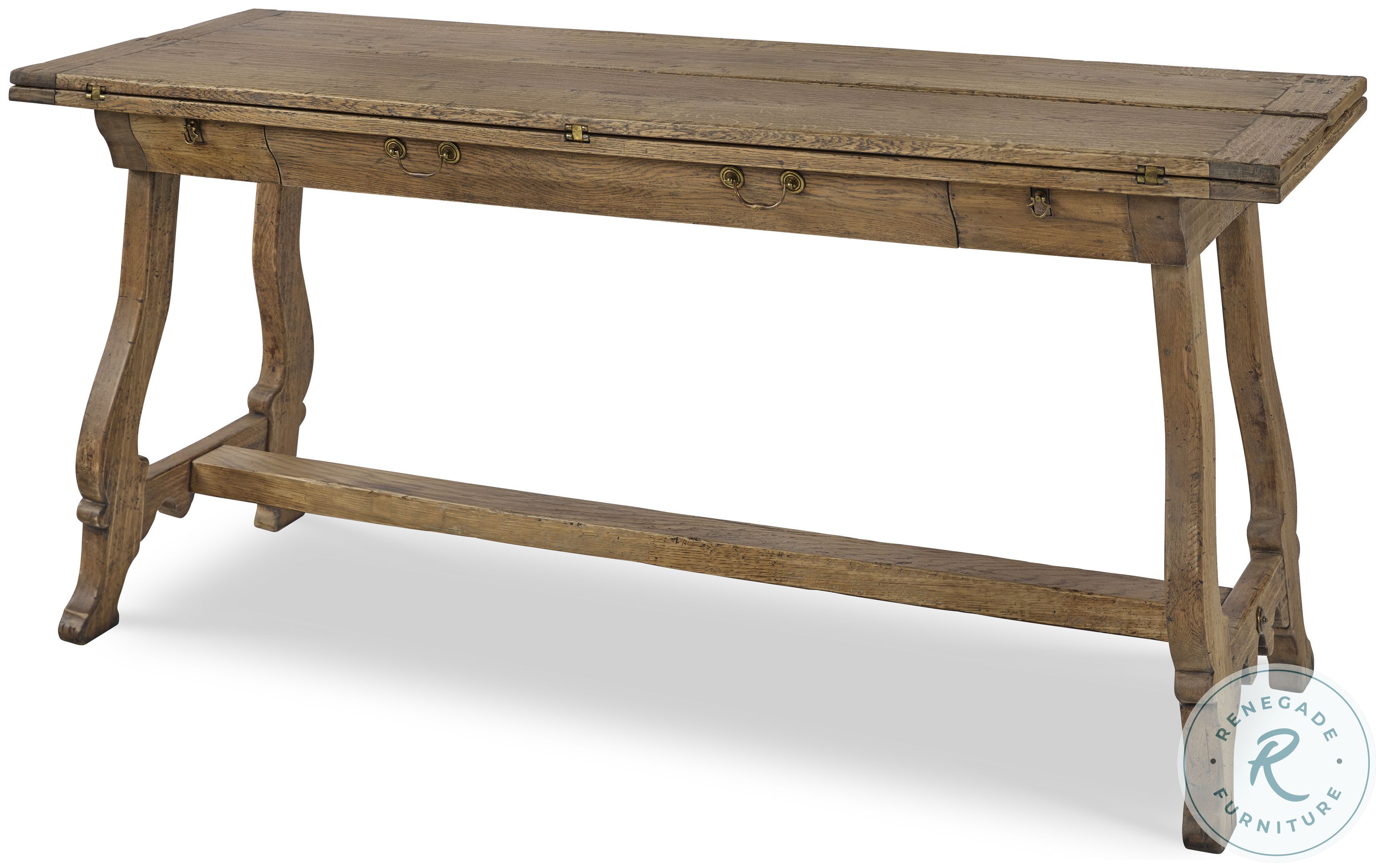 Manning Aged Natural Flip Console Table From Century Furniture ...