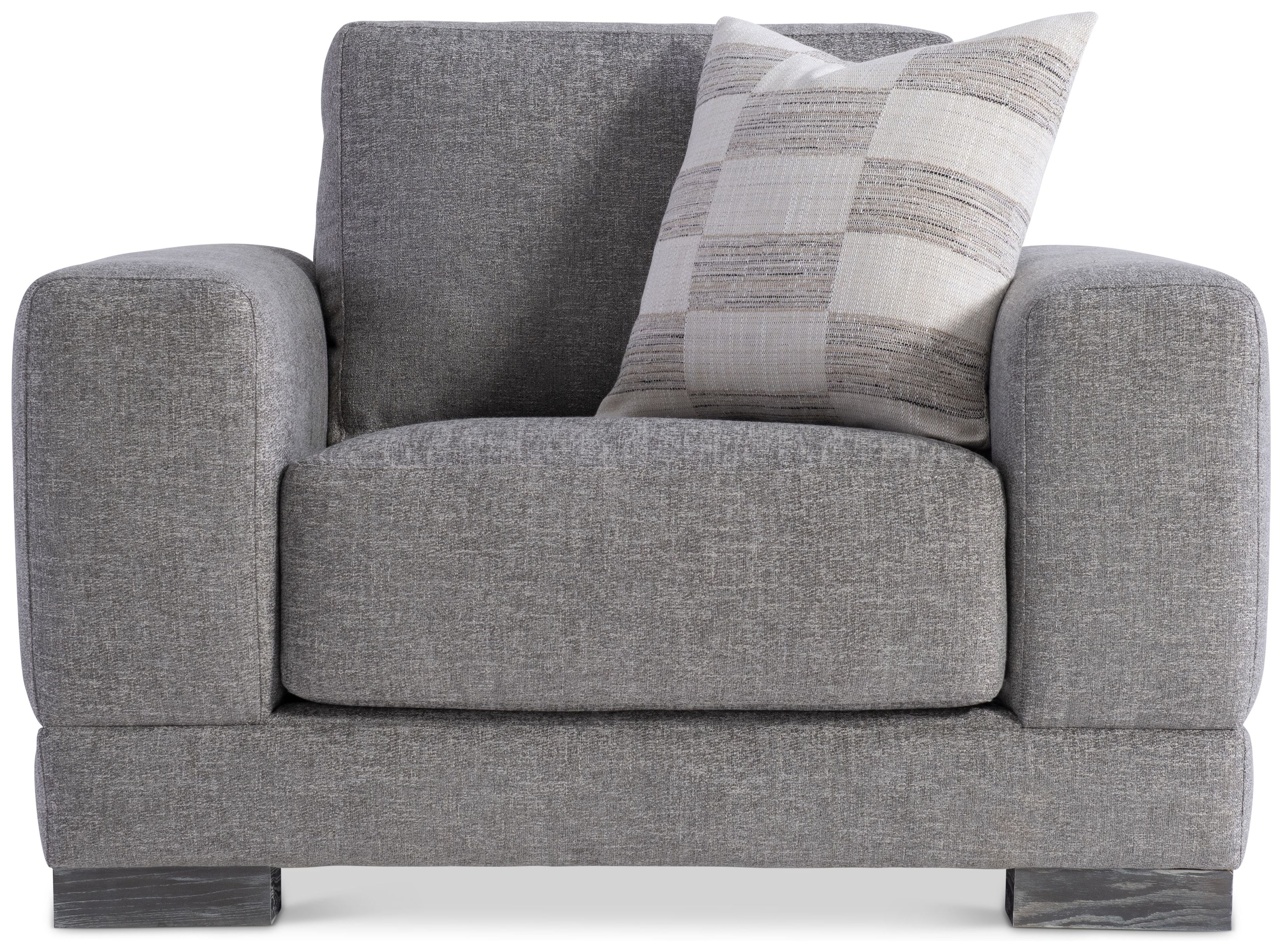 Lars Gray Accent Chair from Bernhardt Furniture | Coleman Furniture