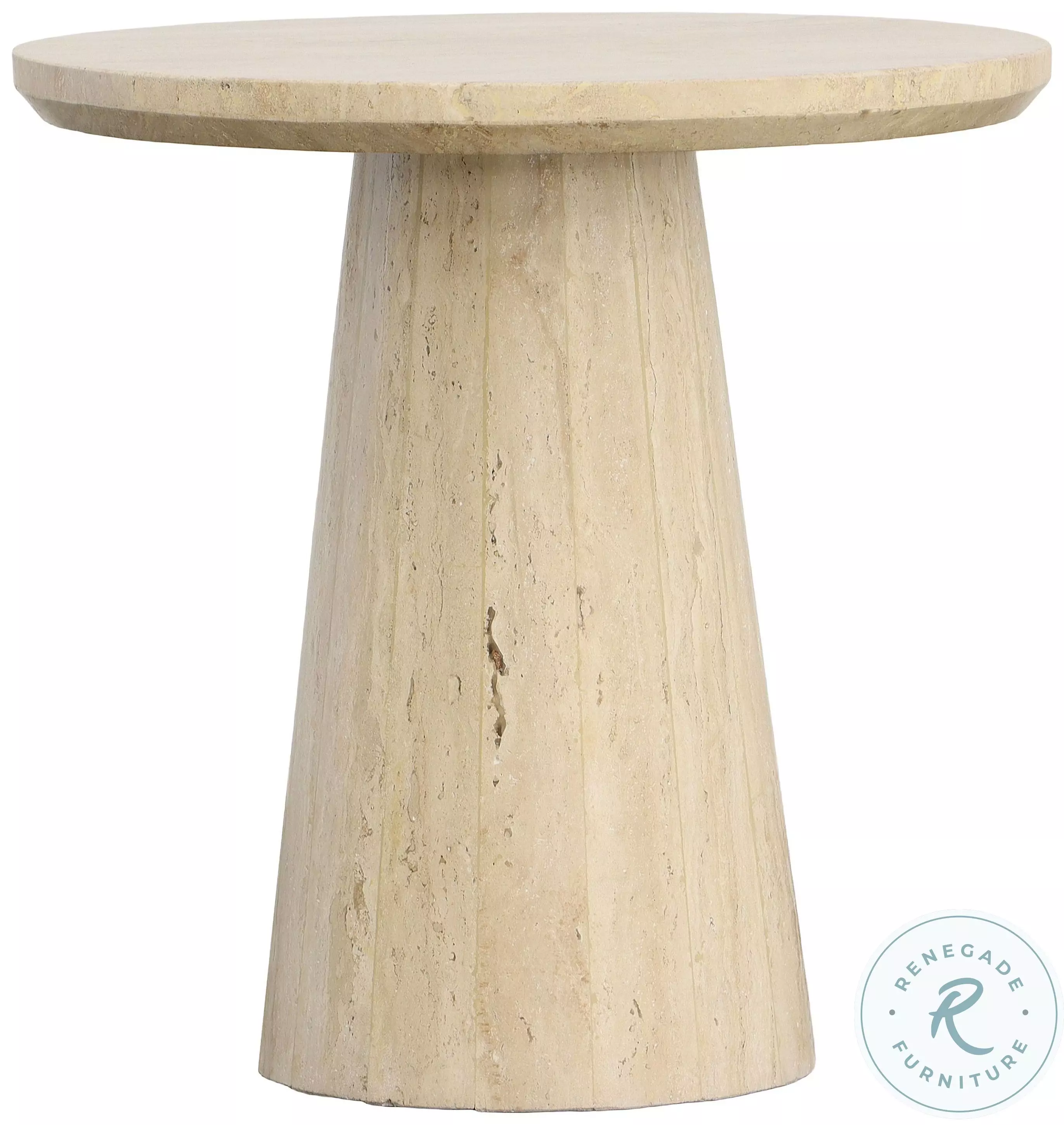 Avri Beige Side Table From Dovelle Home | Coleman Furniture