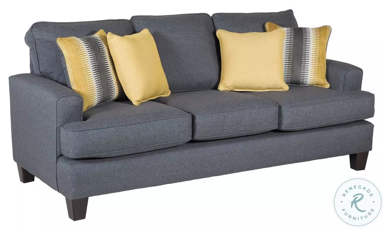 Maxwell Gray Steed Sofa From Southern Home Furnishings | Coleman Furniture