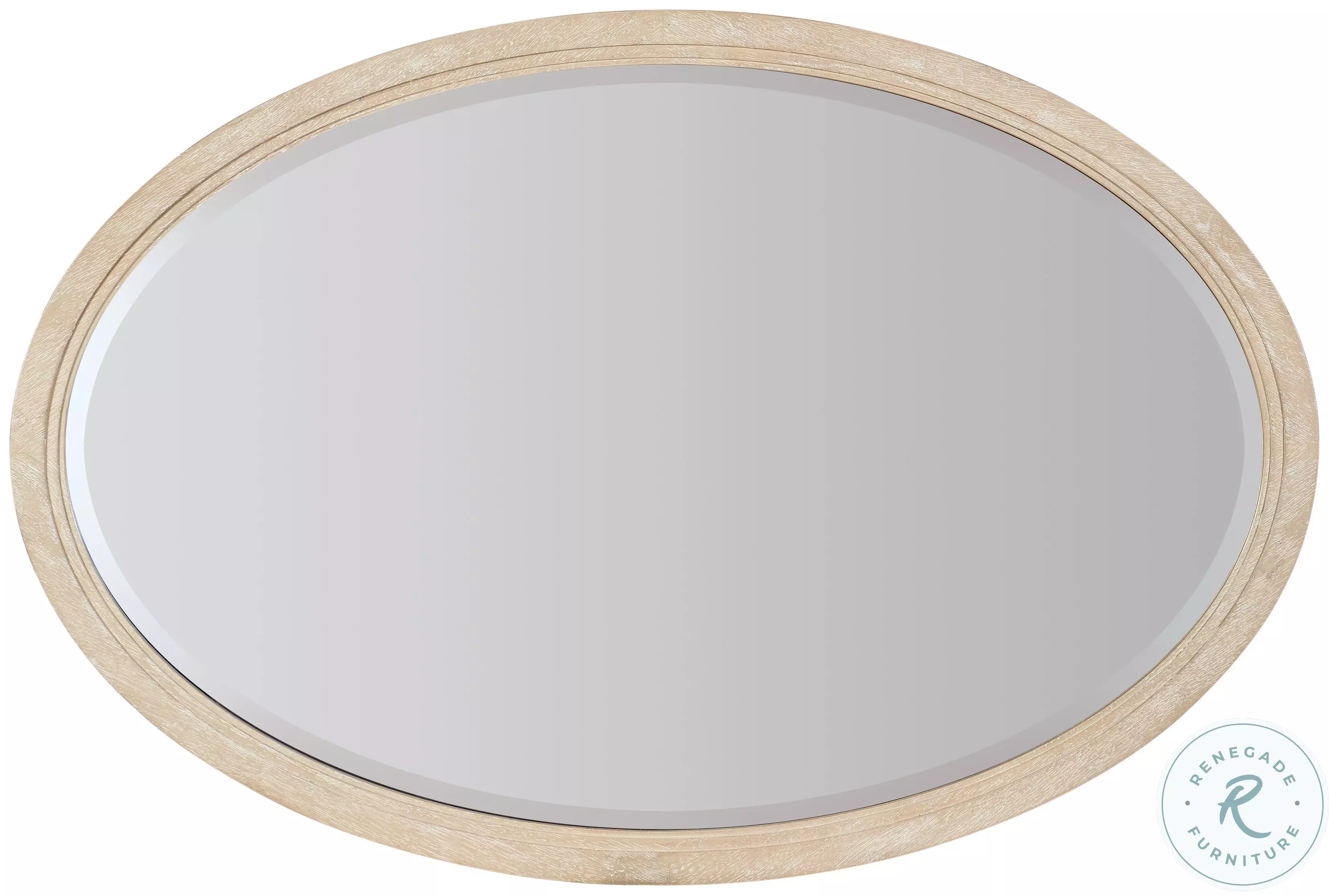 Elan Sandstone Oval Mirror From Hawthorne Living | Coleman Furniture