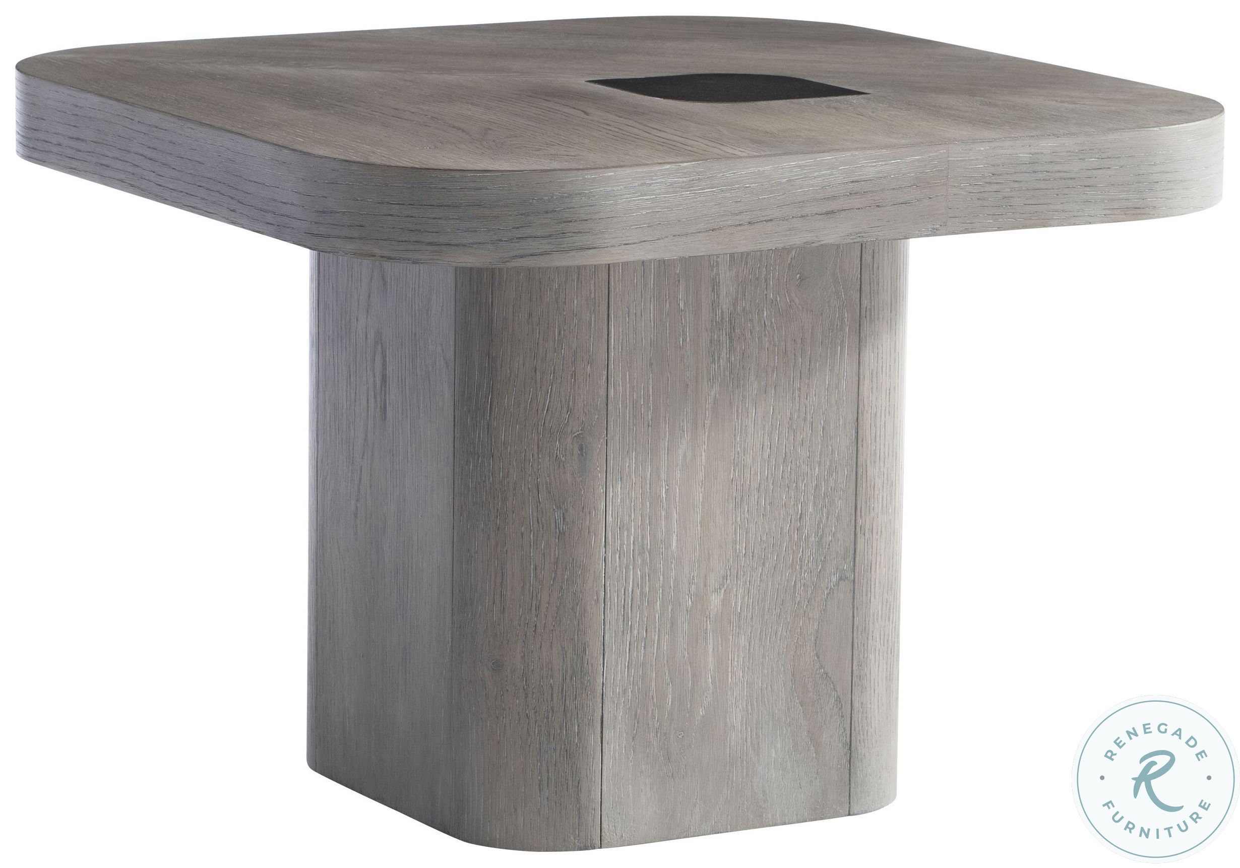Marcato Cerused Greige 28" Side Table From Bernhardt Furniture ...