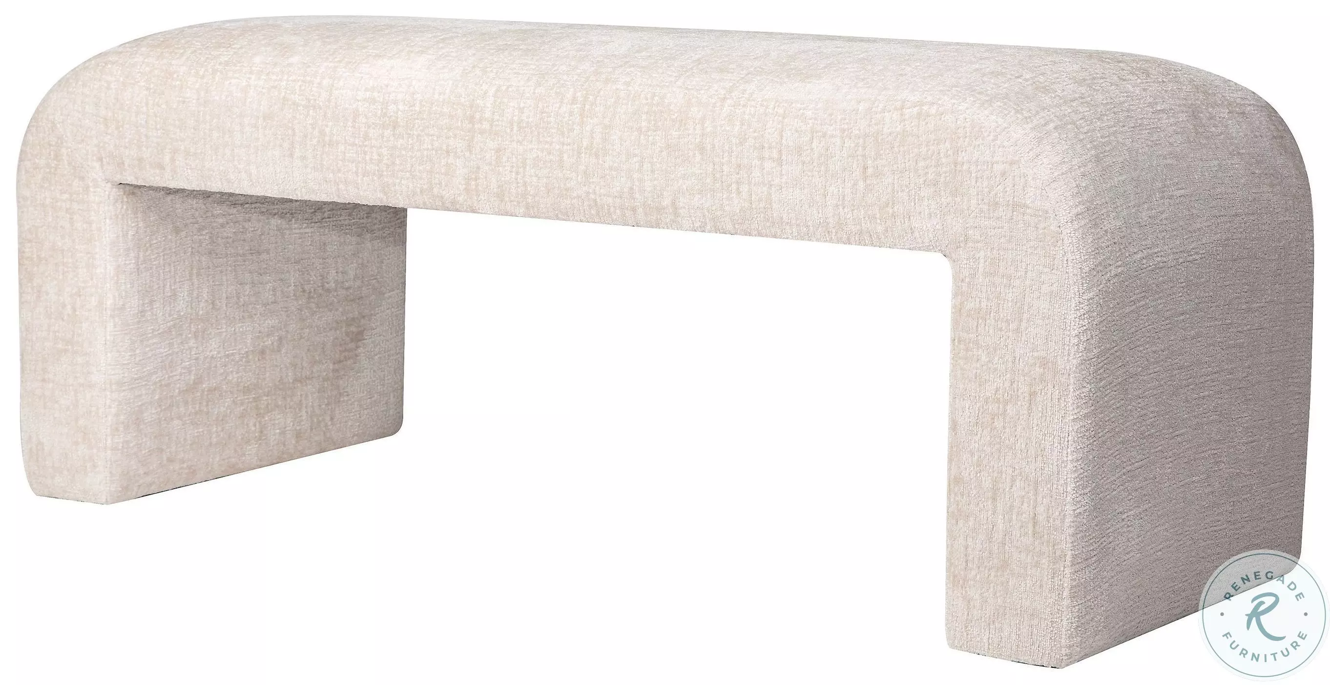 Sophia Natural Small Upholstered Bench From Jofran | Coleman Furniture