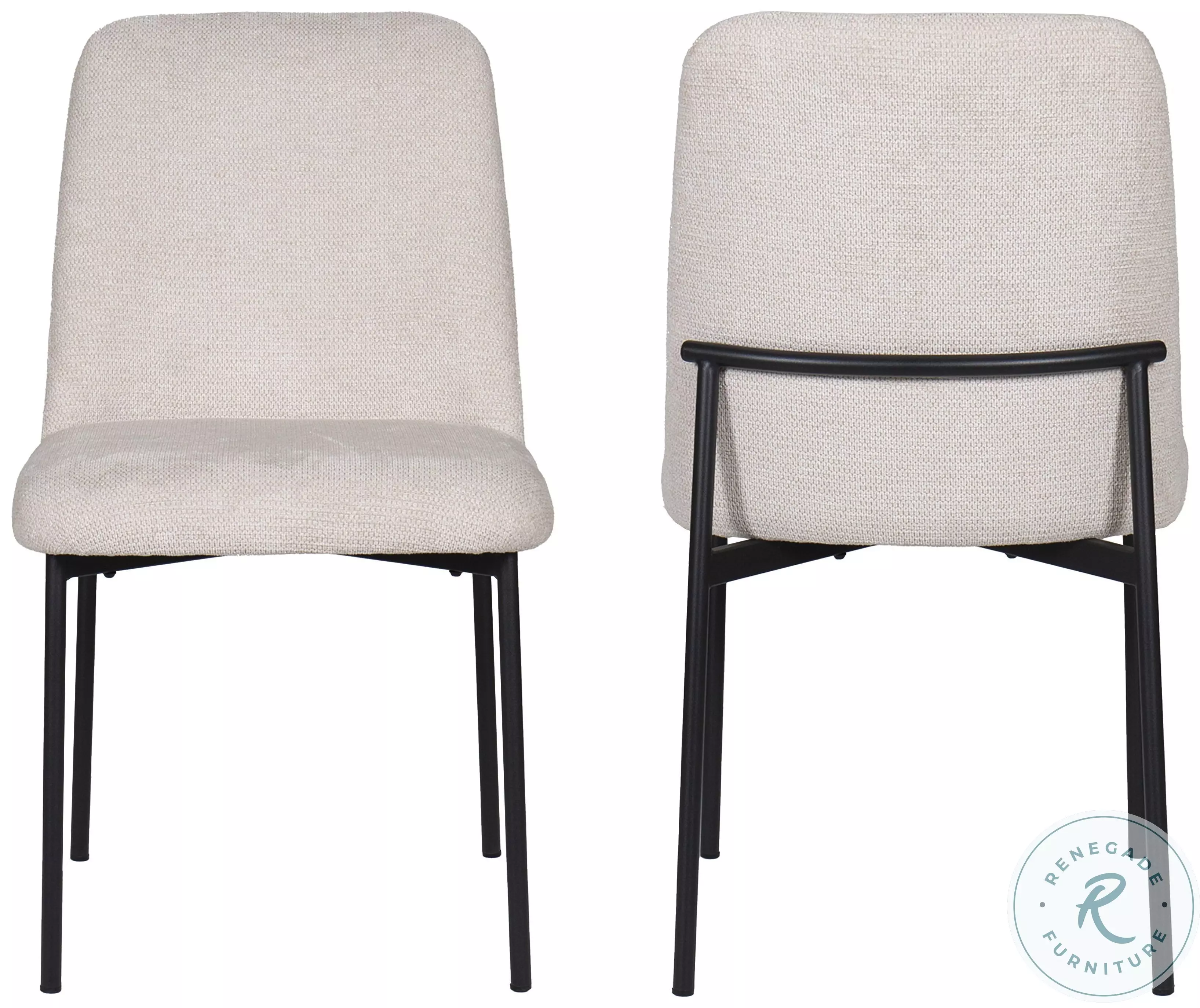 Erik Beige Side Chair Set Of 2 From New Classic | Coleman Furniture