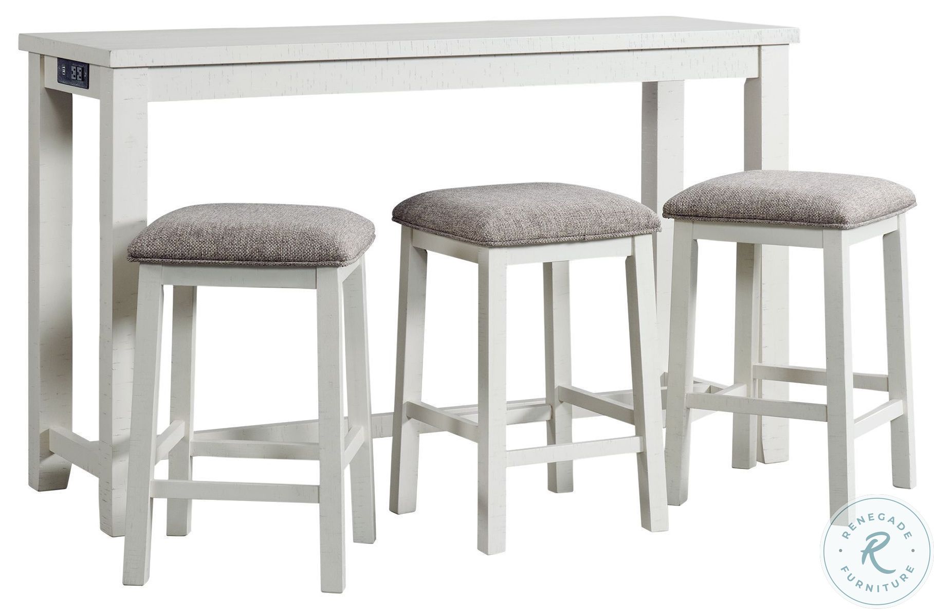 Stanford White Bar Table Set From Picket House Furnishings | Coleman ...