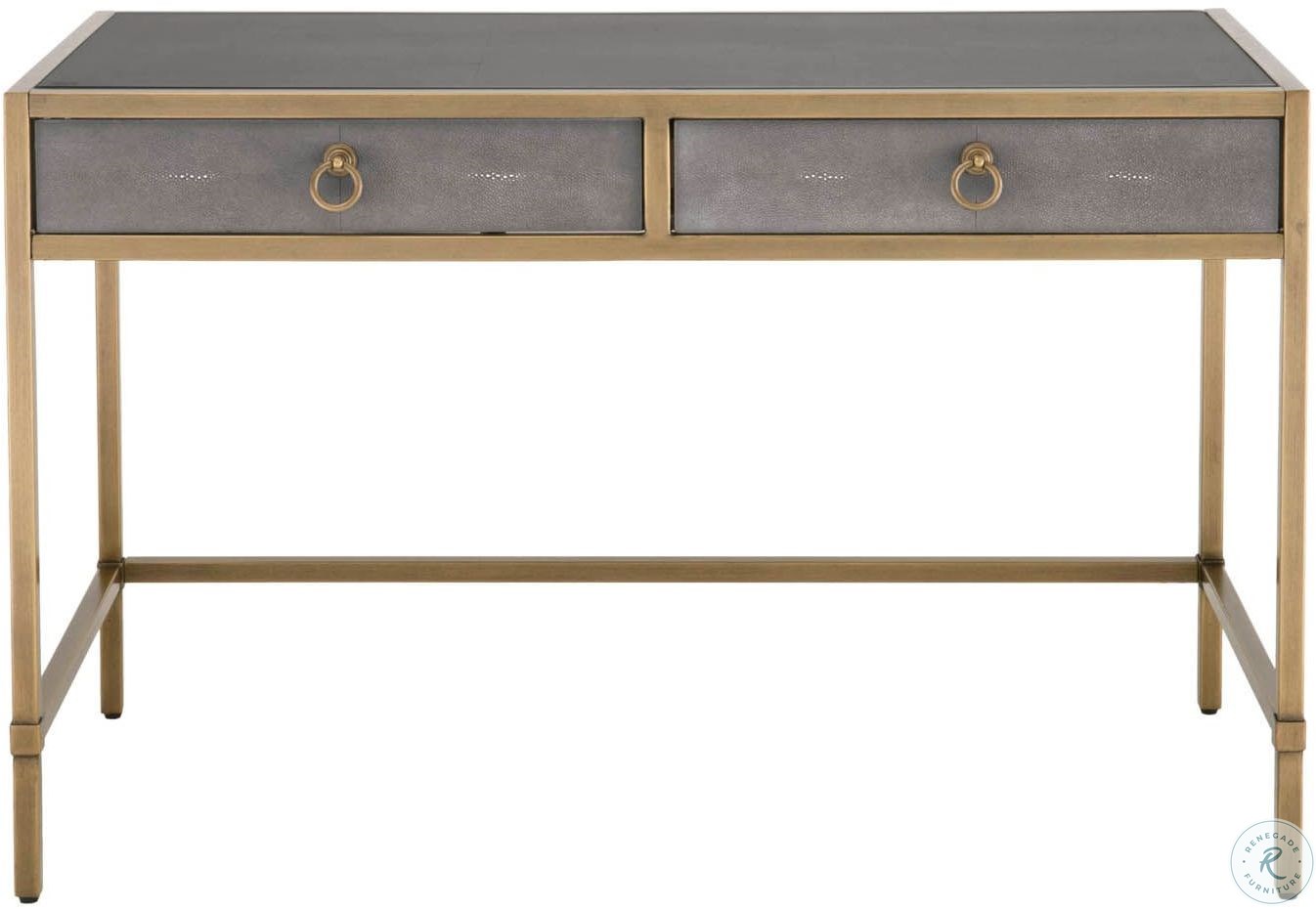 Strand Gray Shagreen Writing Desk From Essentials for Living | Coleman ...