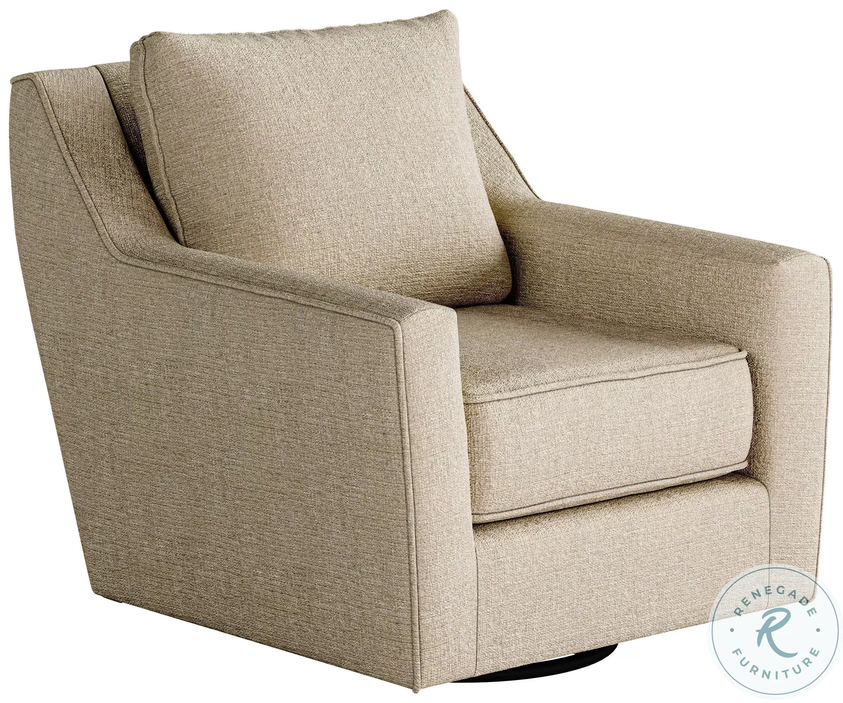 Sugarshack Oatmeal Recessed Arm Swivel Glider Chair From Southern Home ...