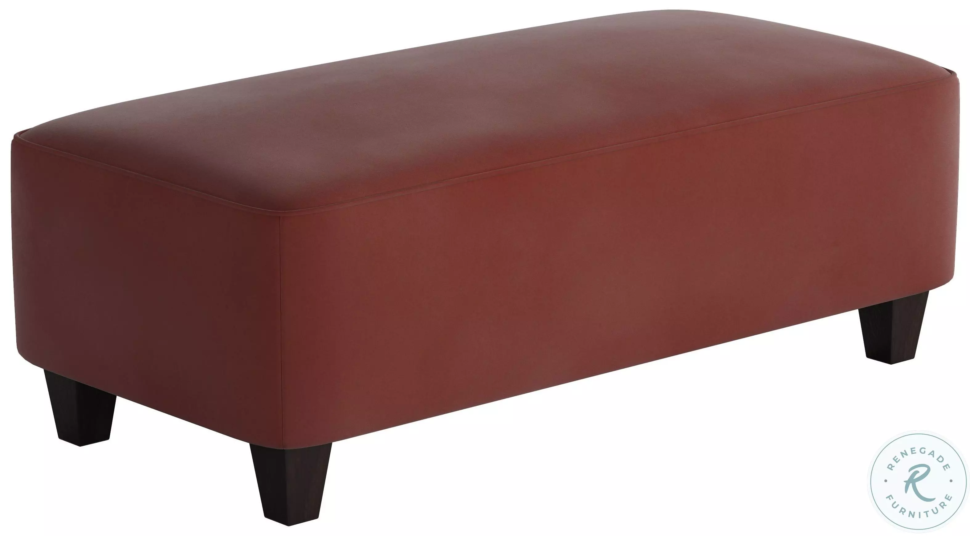 Bella Rouge Rectangular Cocktail Ottoman From Southern Home Furnishings ...